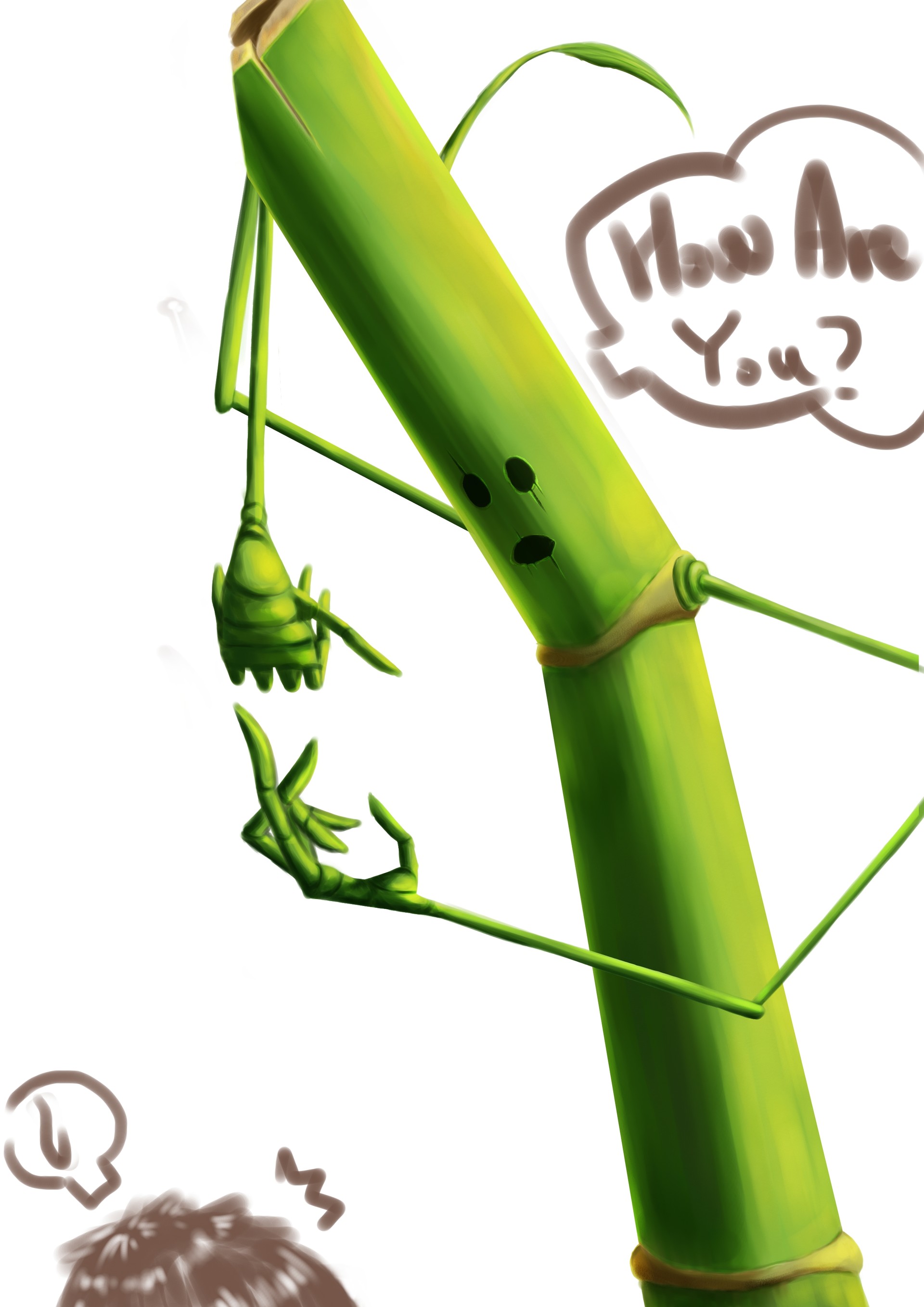 ArtStation - monster bamboo