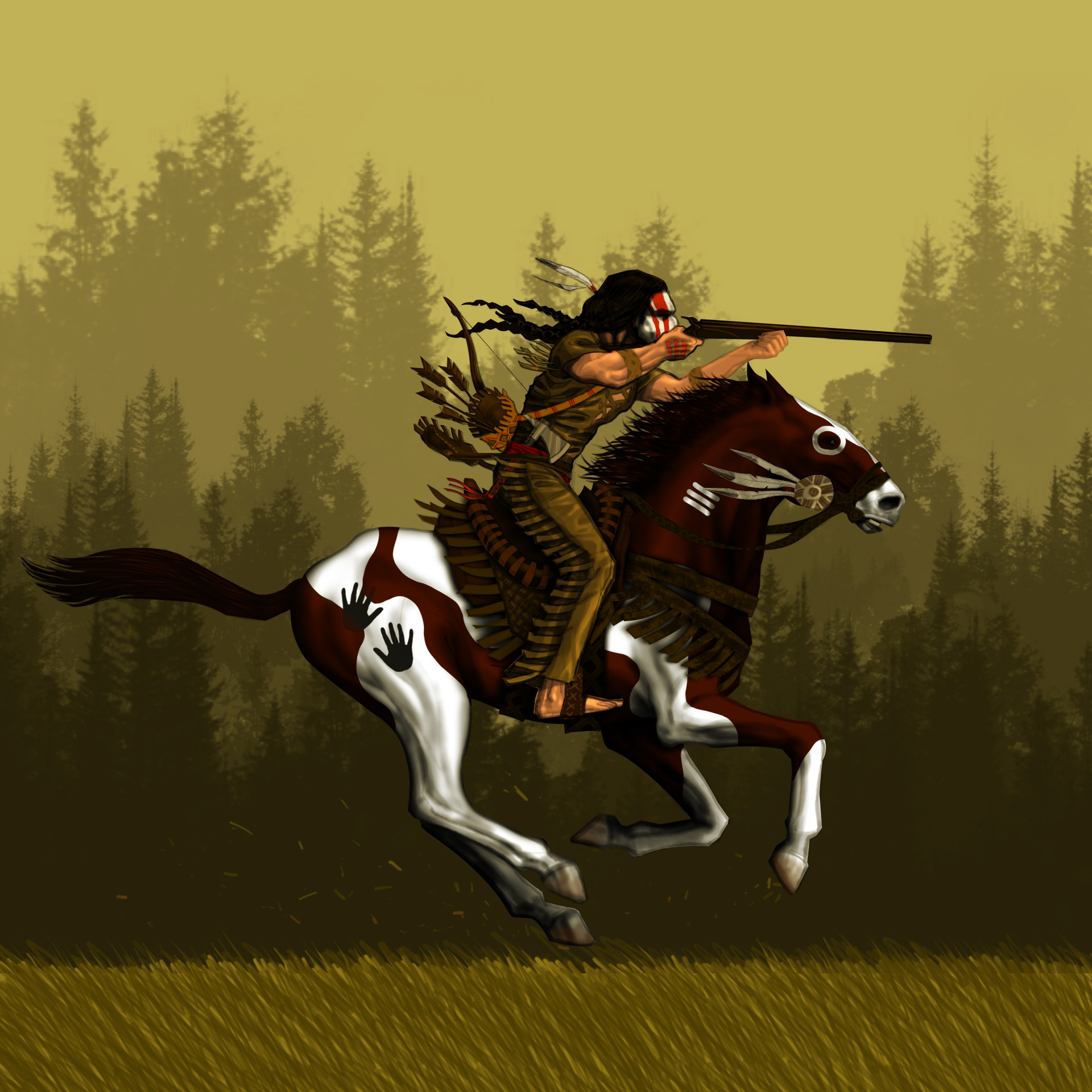 ArtStation - Indian rider