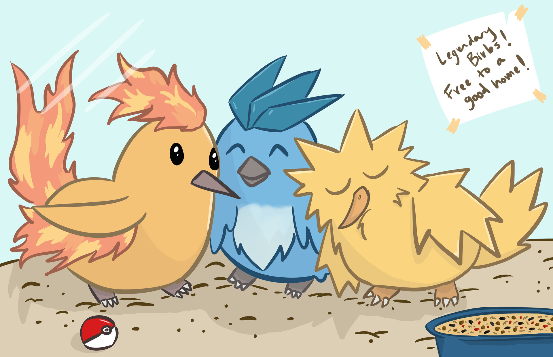 ArtStation - Free Legendary Birds!