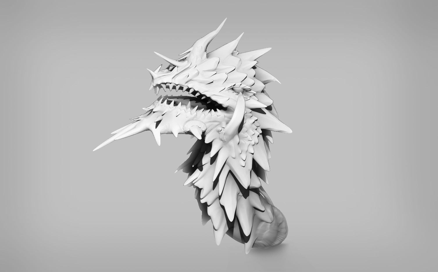 ArtStation - Dragon Head