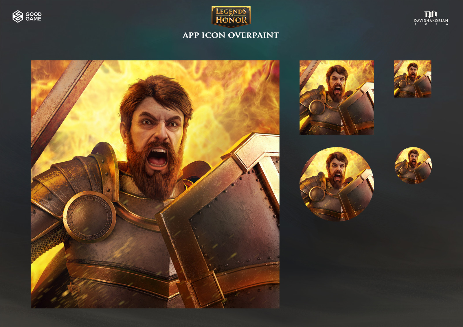 David Hakobian - Legends of Honor - Marketing Art