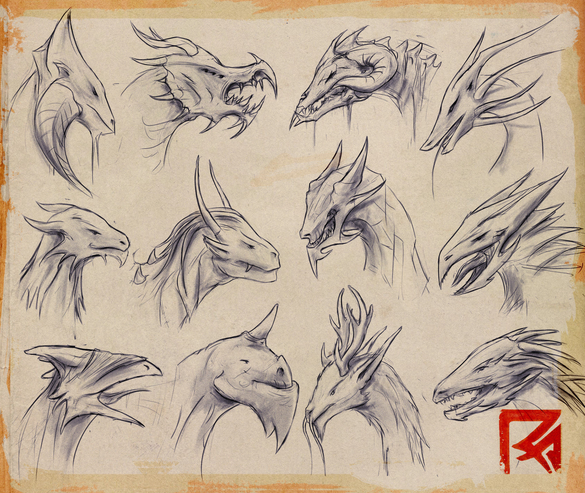 ArtStation - Dragon concepts