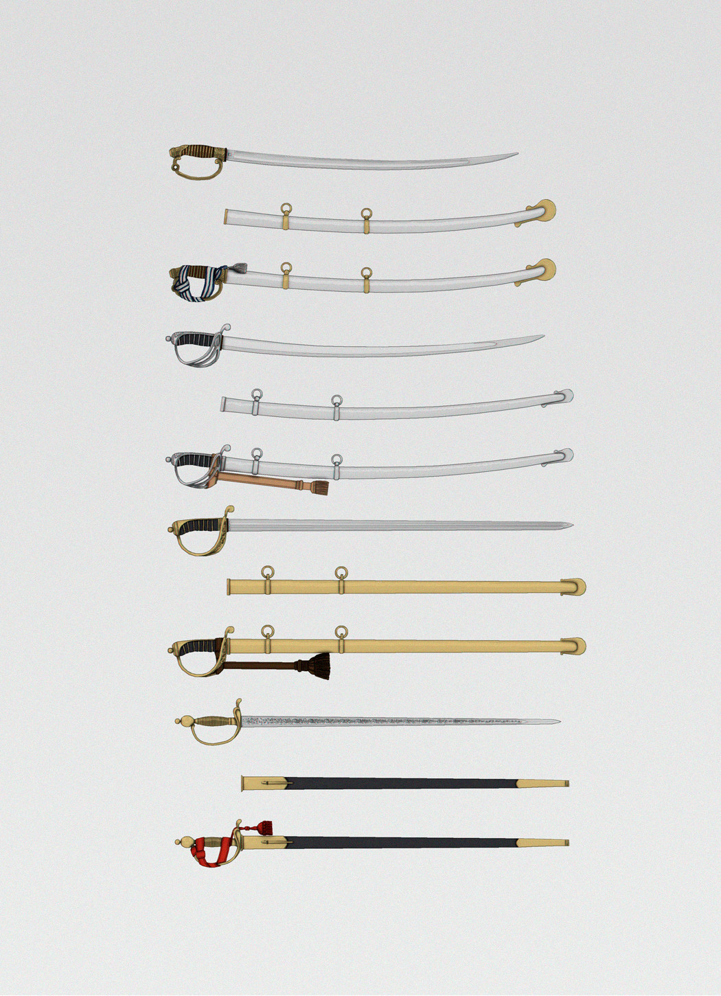 ArtStation - Just a few swords.