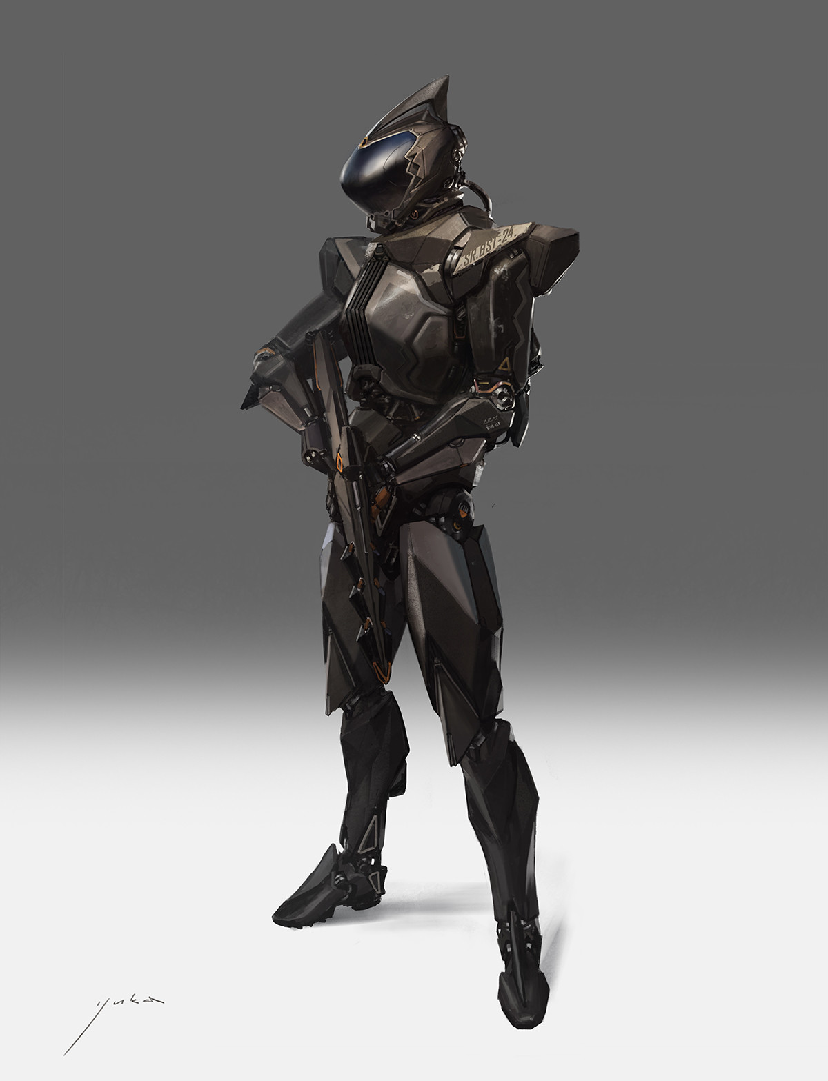 Fantasy power armor, Mech pilot, Power armor