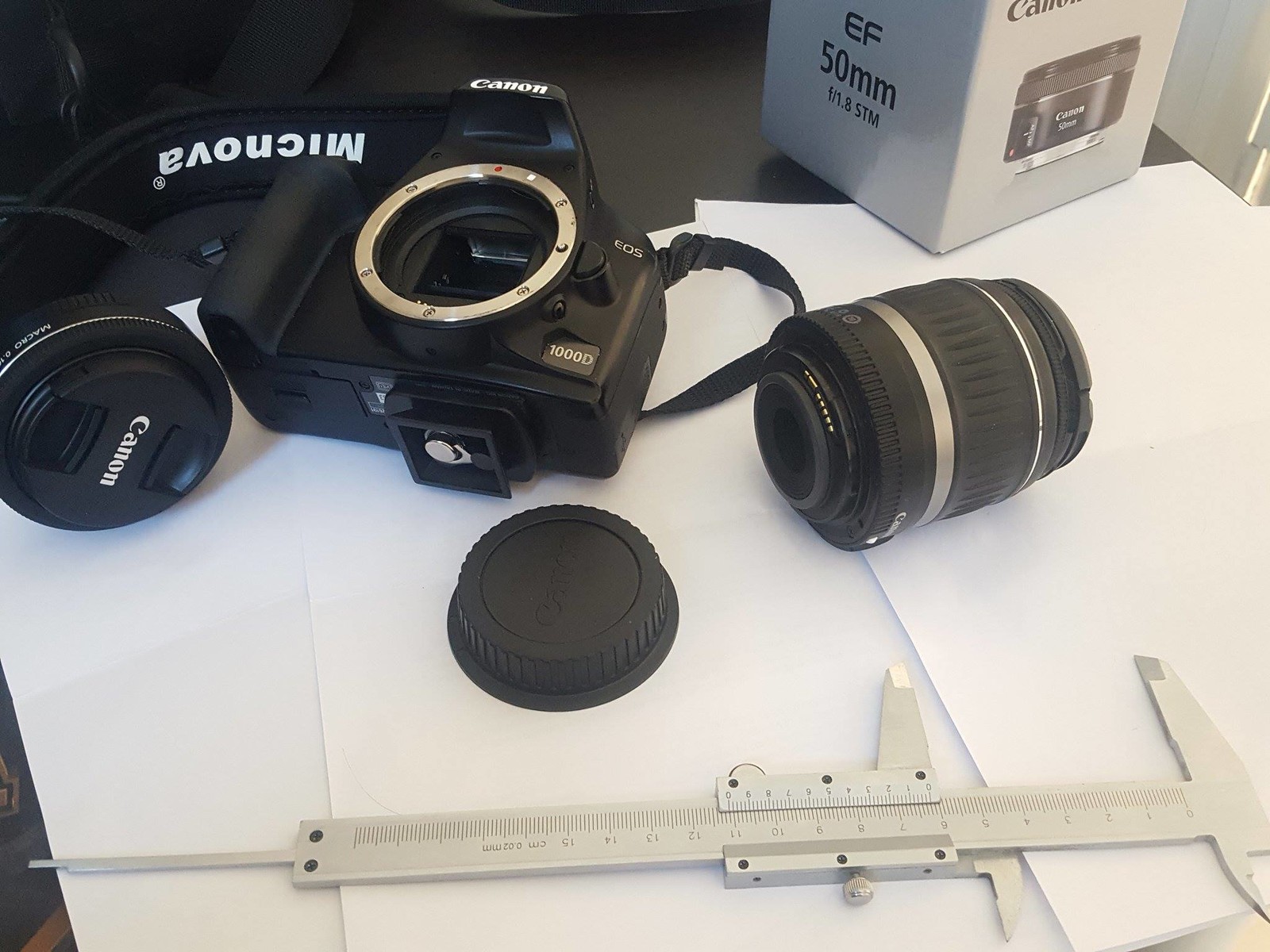 Elias Almén - Info graphic Canon EOS 1000D "How to use a DSLR camera"