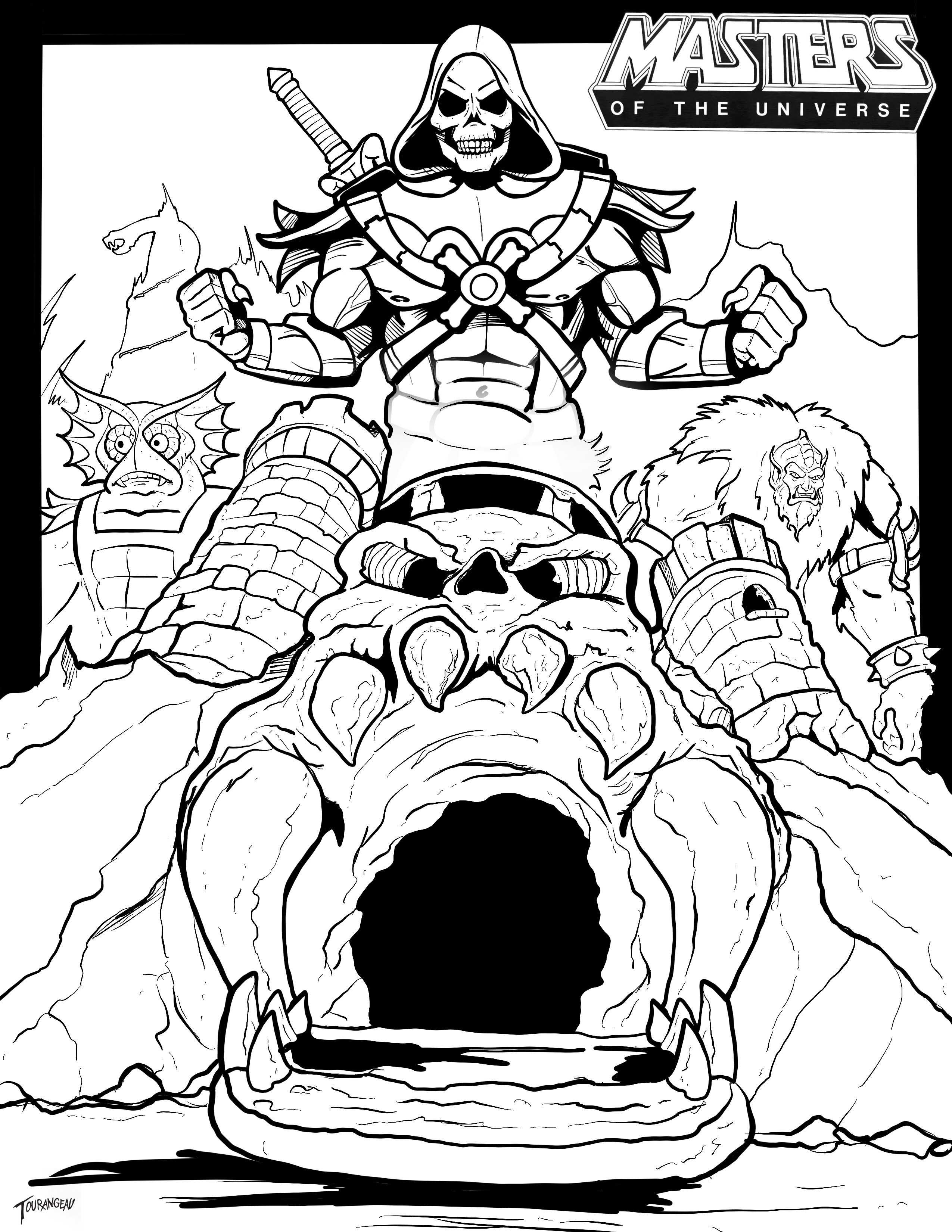 he man coloring sheet