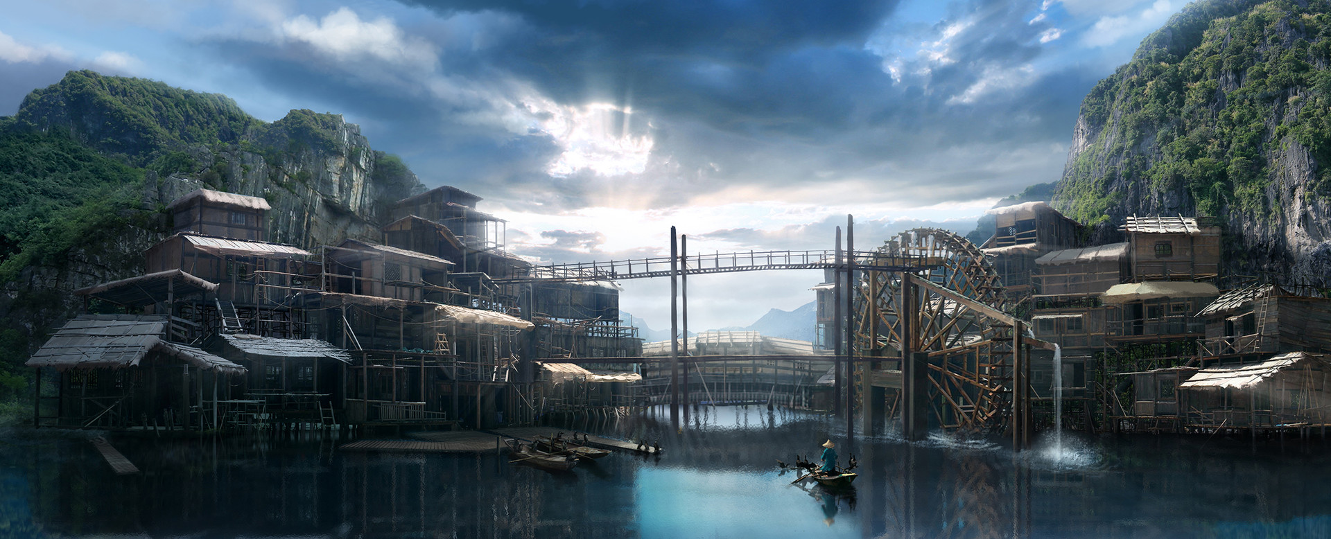 ArtStation - Fish_village