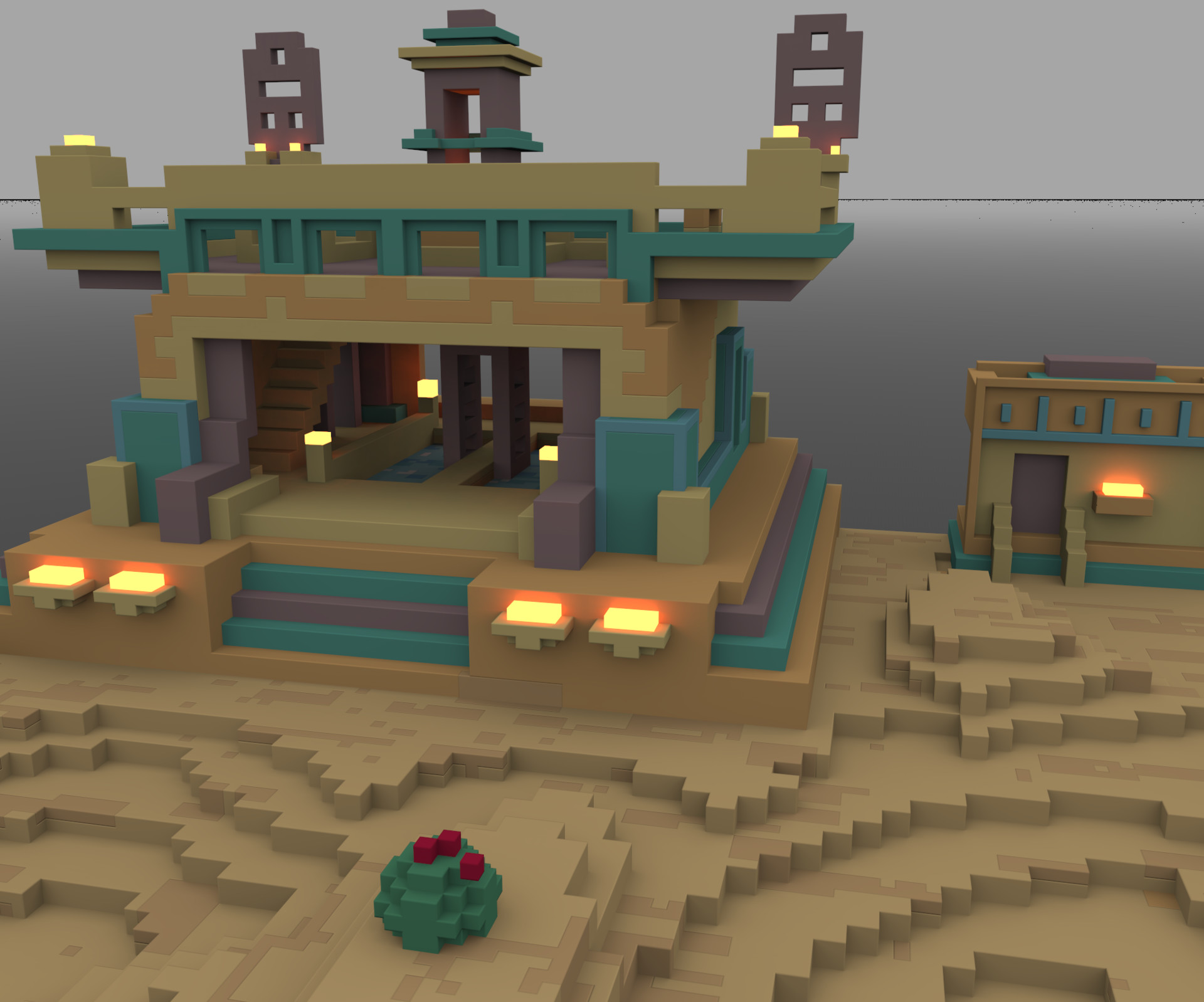 Katie Wickens - Voxel Temple