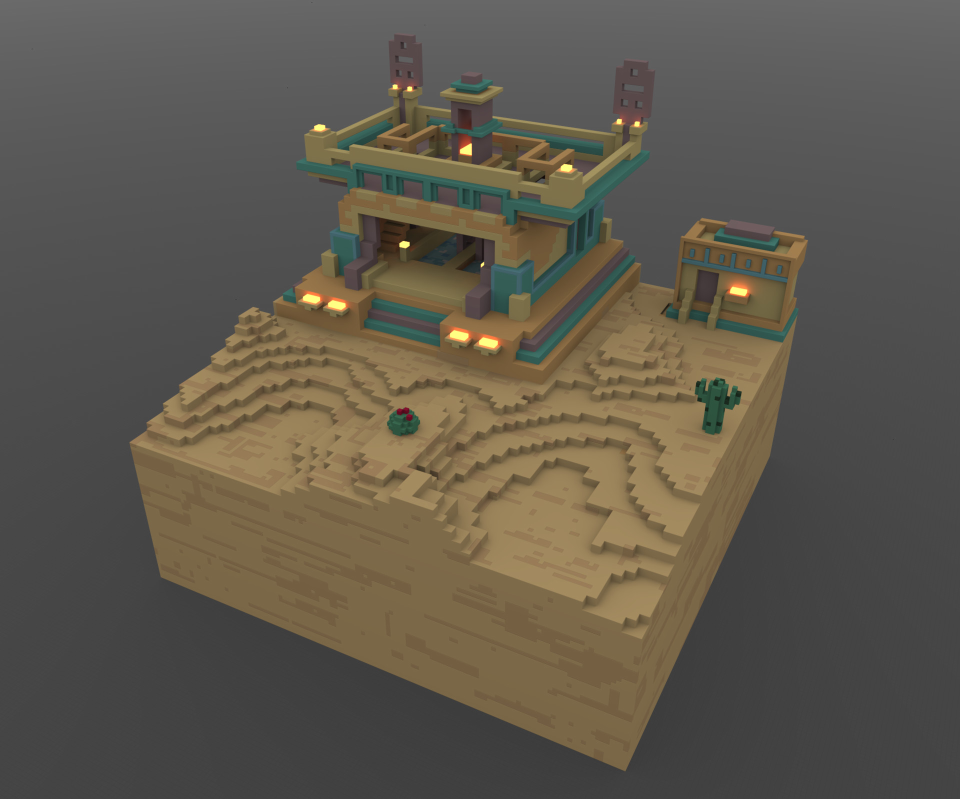 Katie Wickens - Voxel Temple