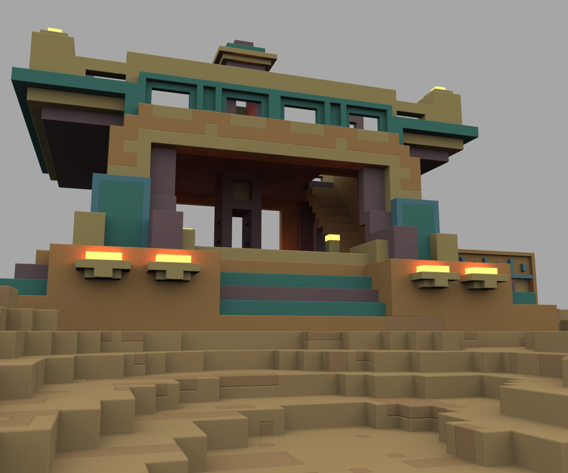 Katie Wickens - Voxel Temple