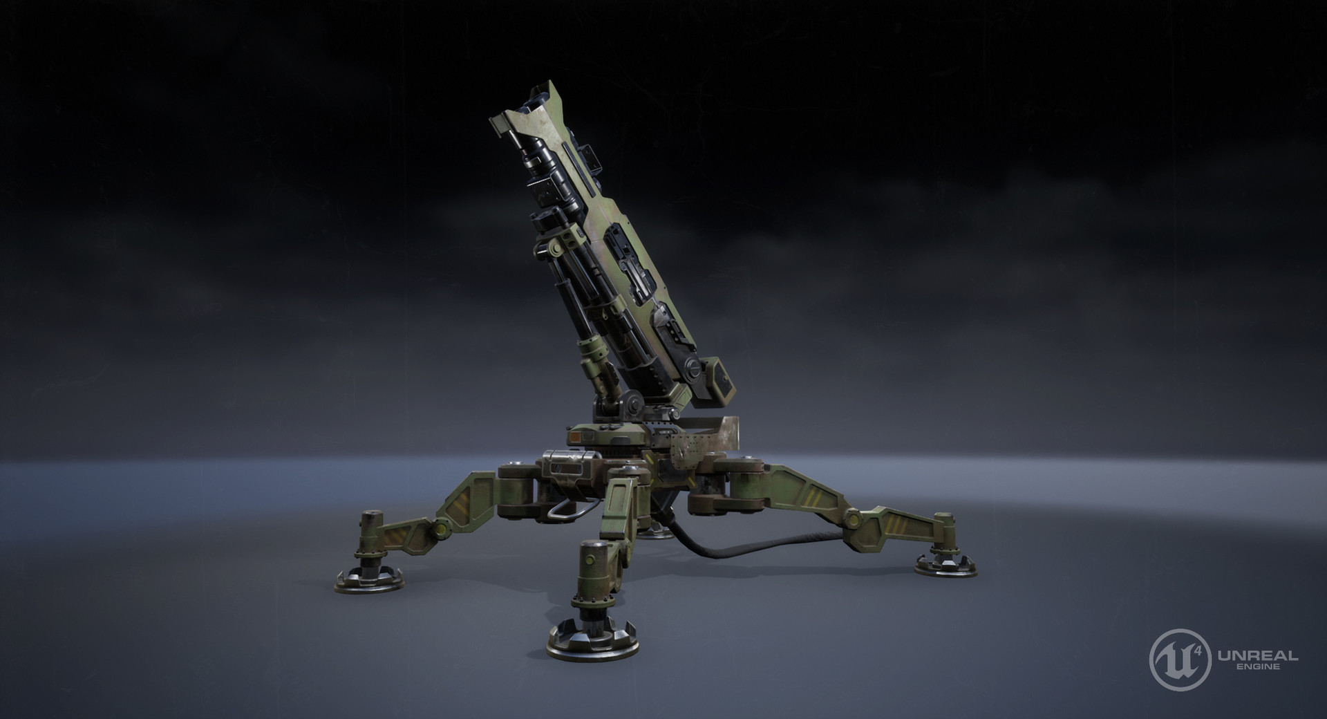 ArtStation - Antiaircraft gun