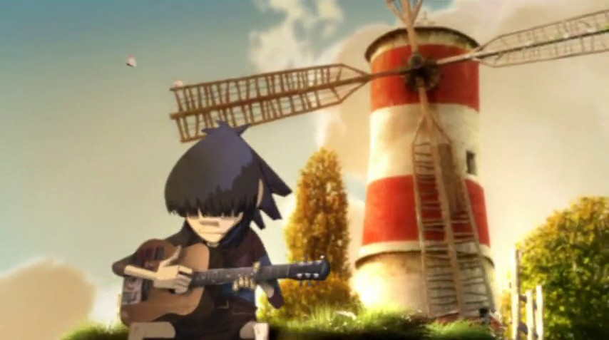 Noodle Gorillaz With Windmill