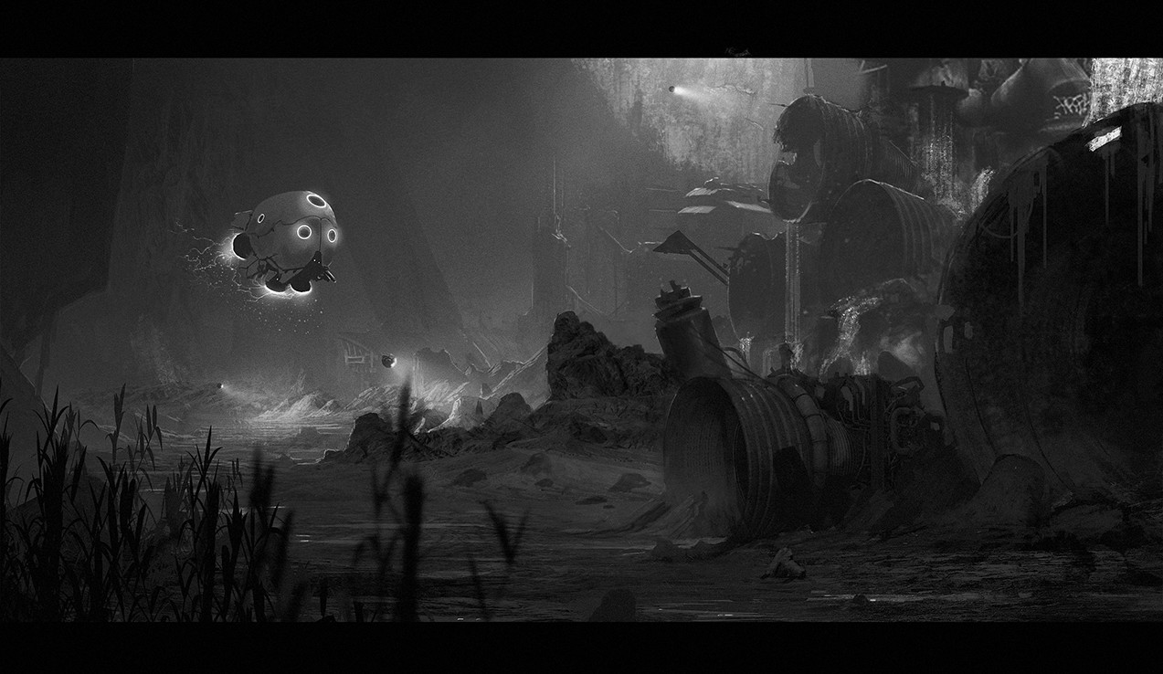 ArtStation - Random_Env_b&w