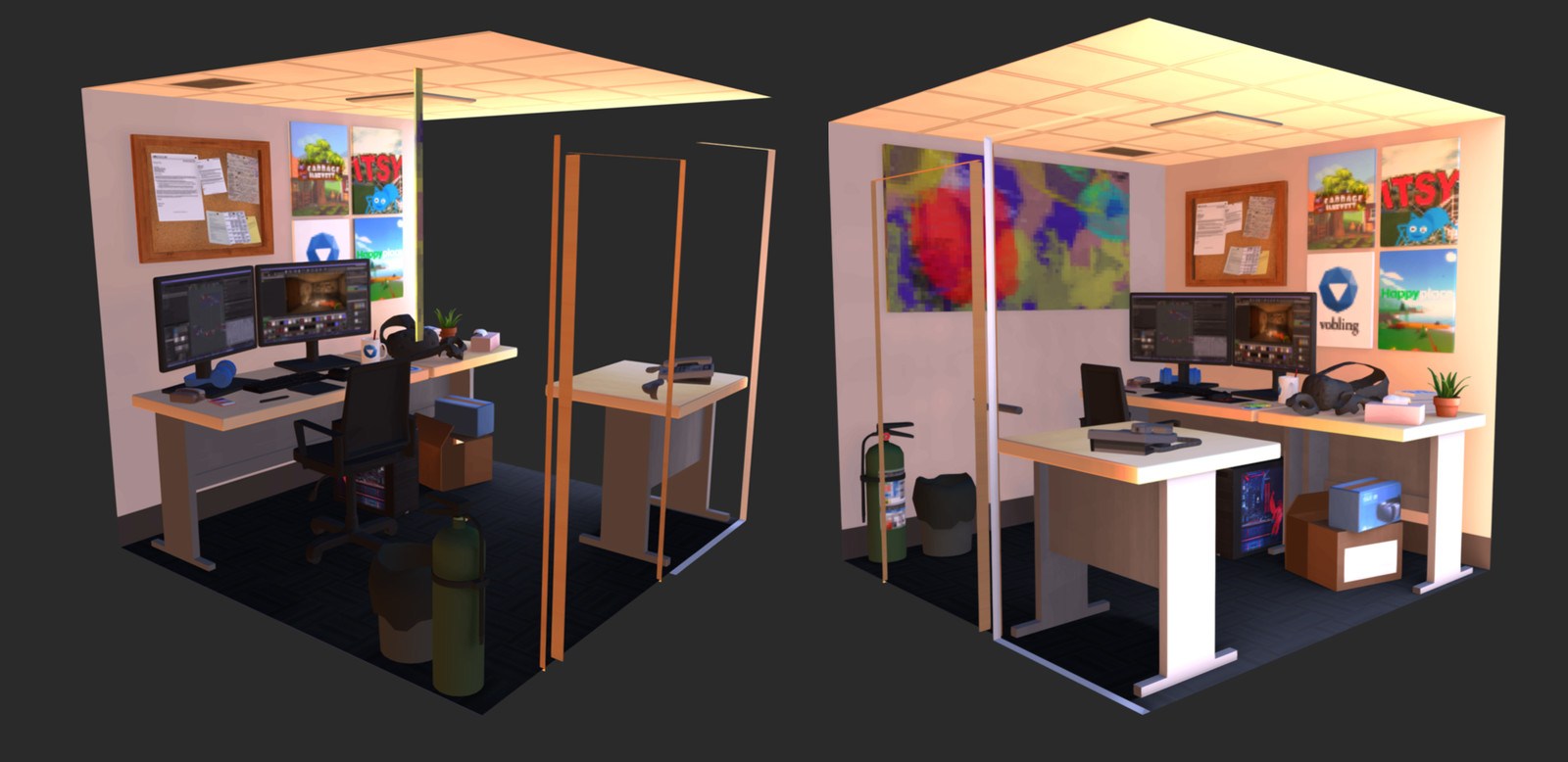 Keith Angela - Office Diorama