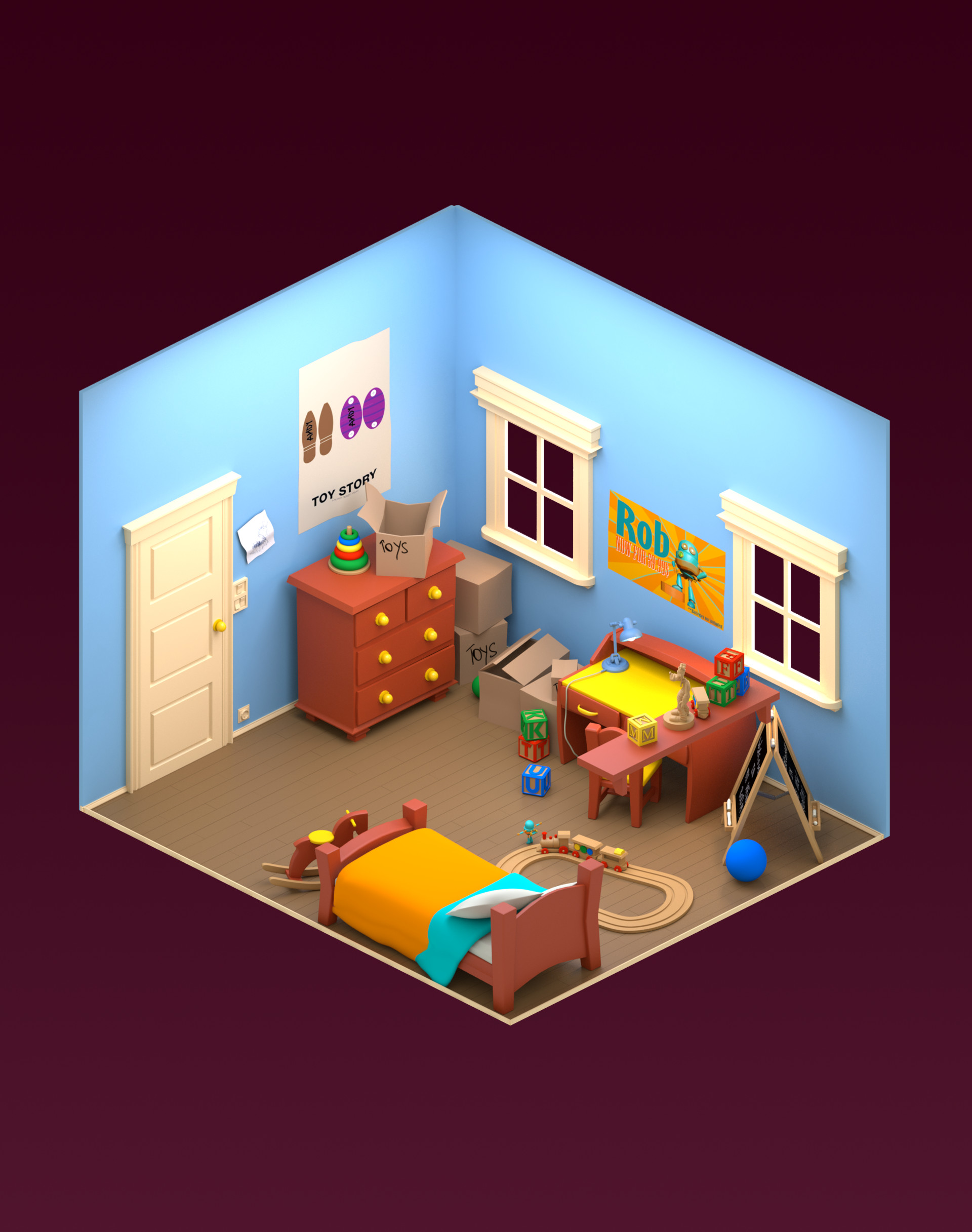 ArtStation - Kids Room