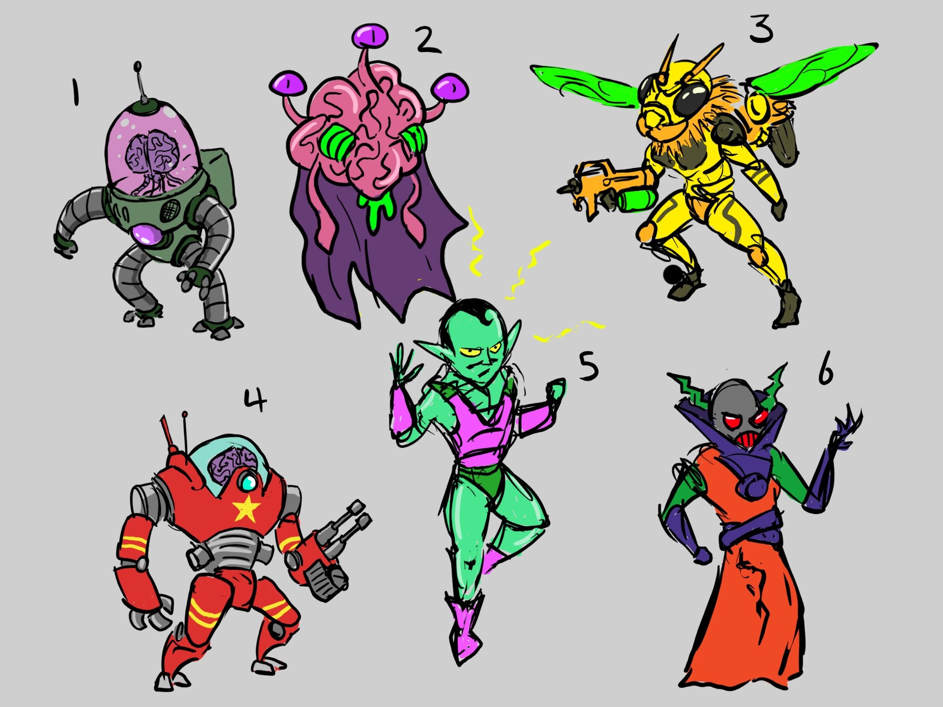 Cosmo Peters - Mind Control Characters