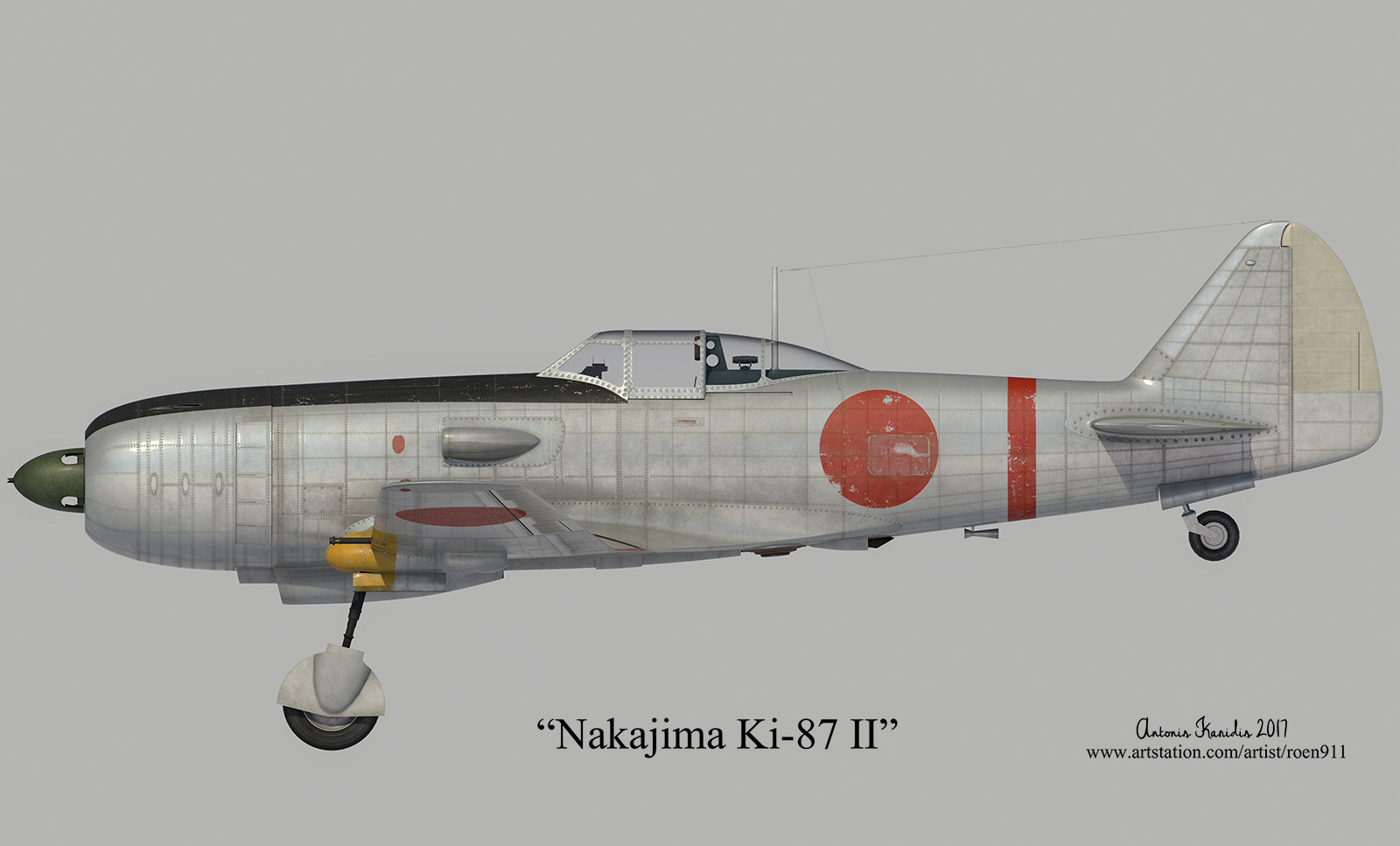 ArtStation - Nakajima Ki-87 II
