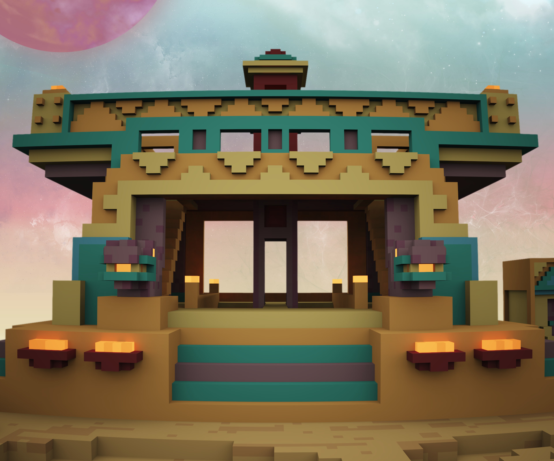 ArtStation - Voxel Temple