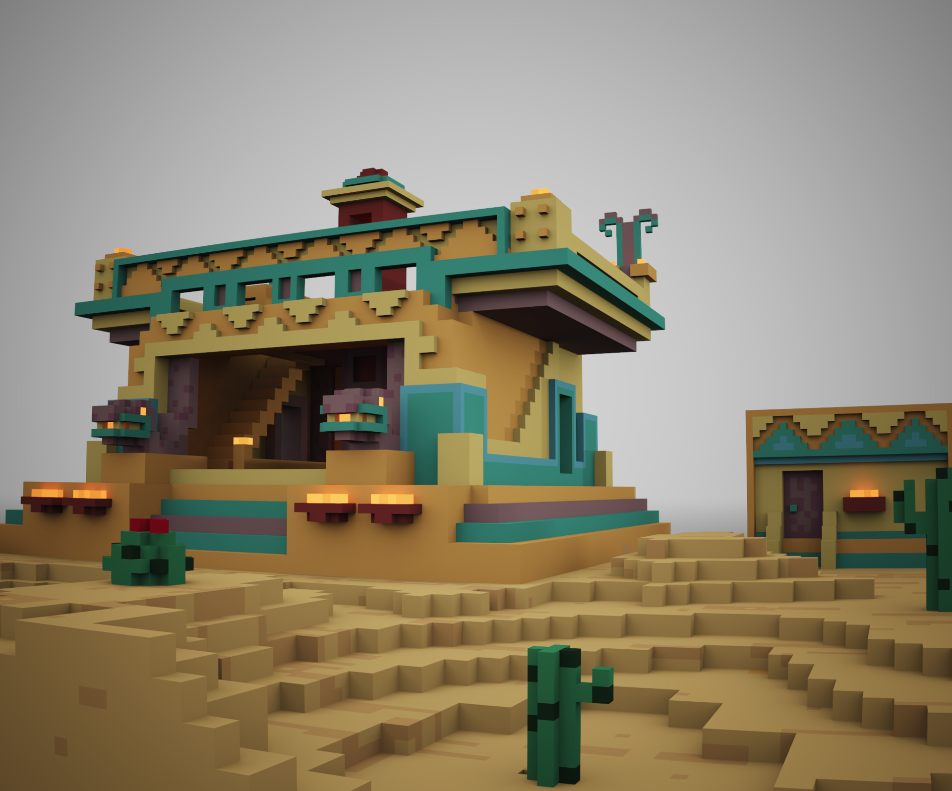 Katie Wickens - Voxel Temple