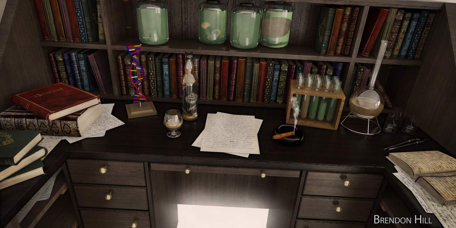 ArtStation - Science Desk