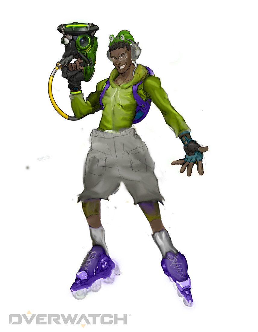 ArtStation - overwatch lucio wired frogboy skin