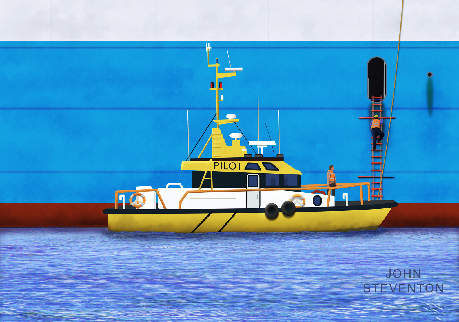 John Steventon - Pilot Boarding Ship