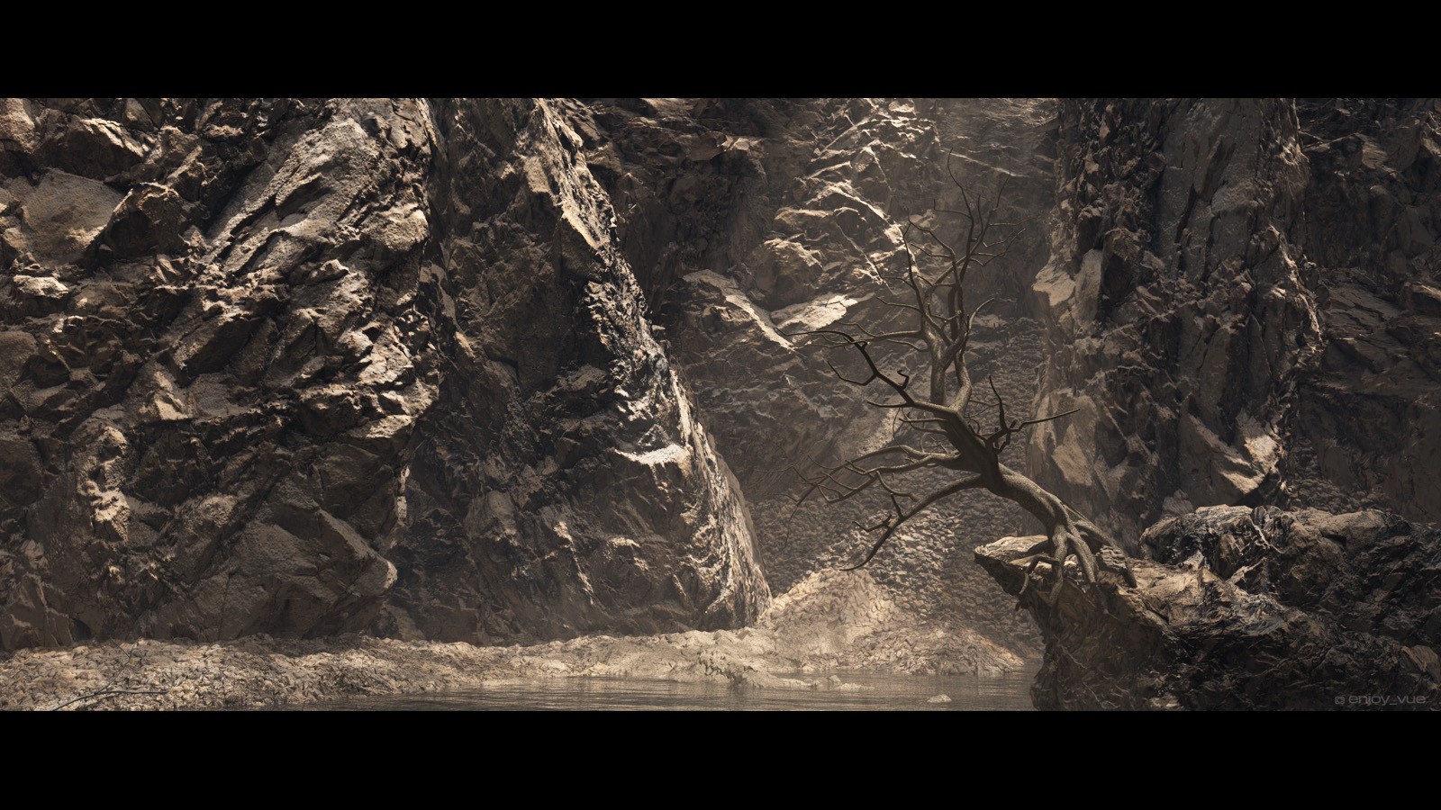 ArtStation - tree cave