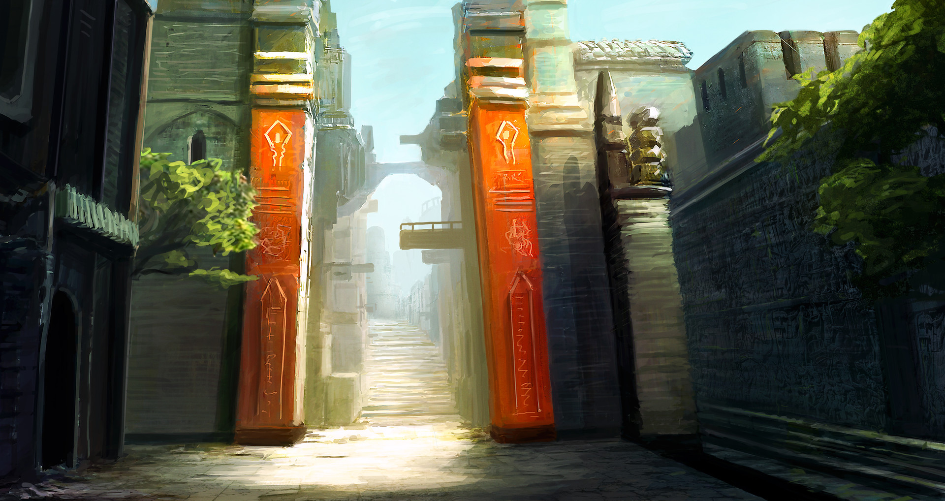 ArtStation - Town Gate