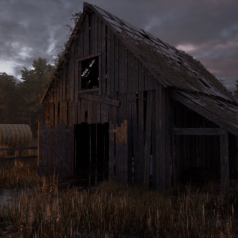 ArtStation - Barn Environment , Mike Marra