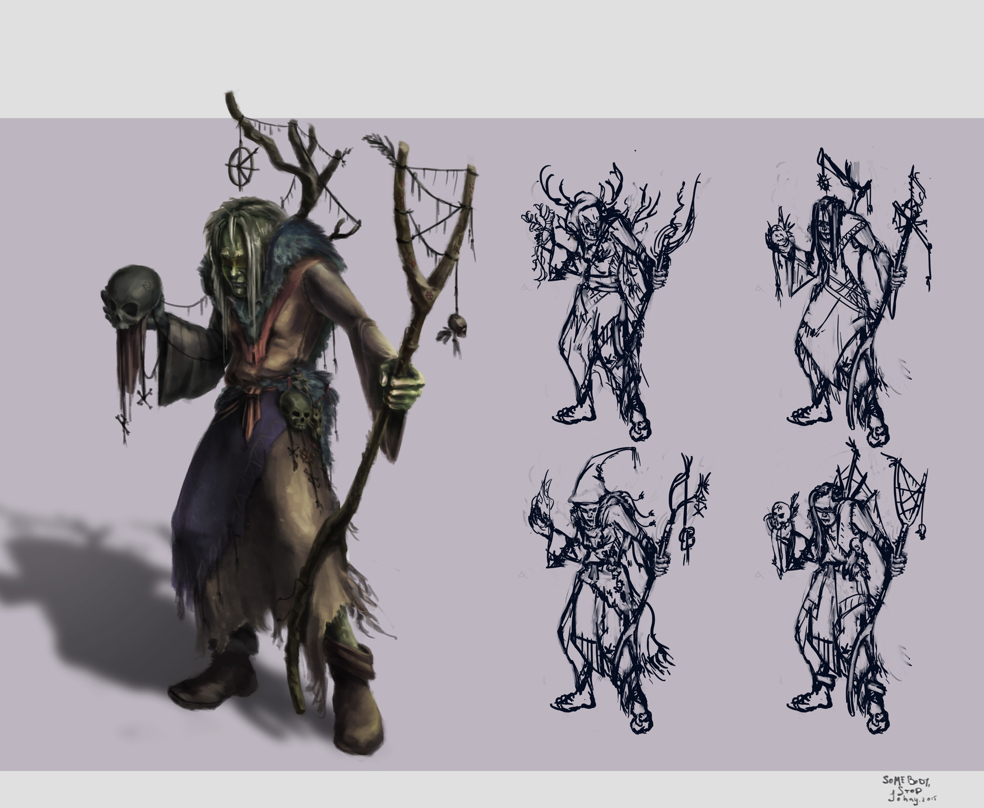 ArtStation - Witch concept