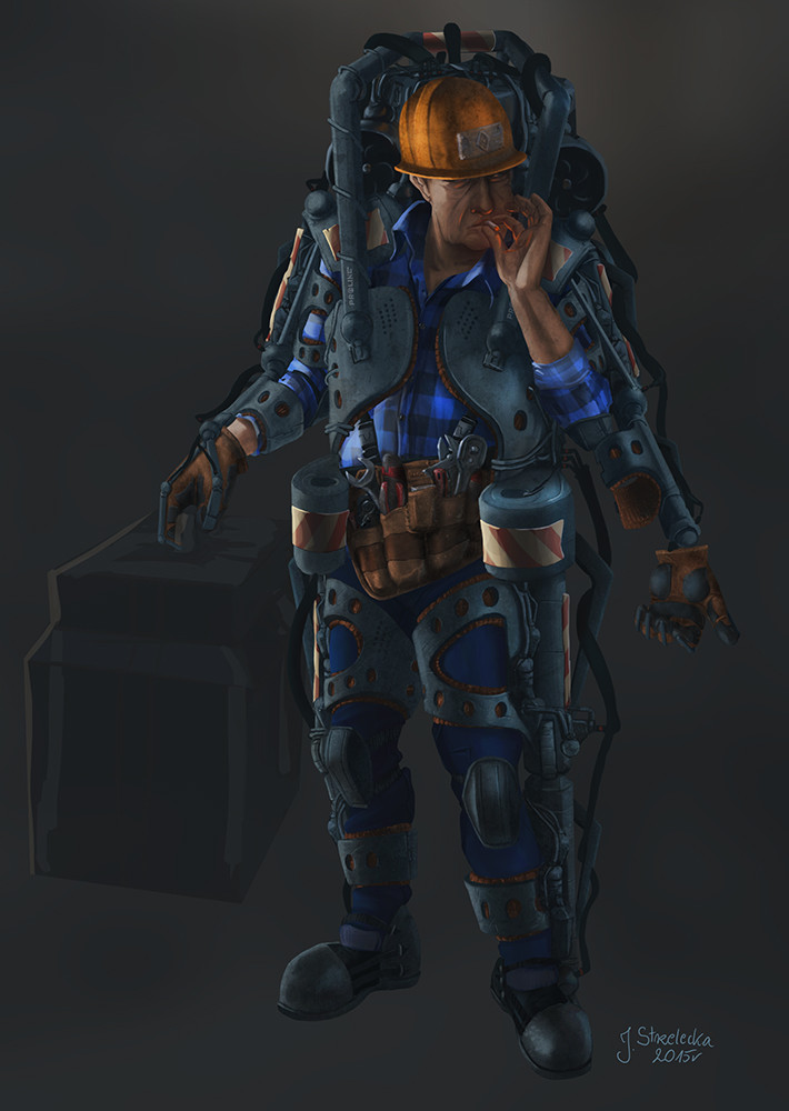 Joanna Strzelecka-Tazbir - Cyber suits - Concept Art