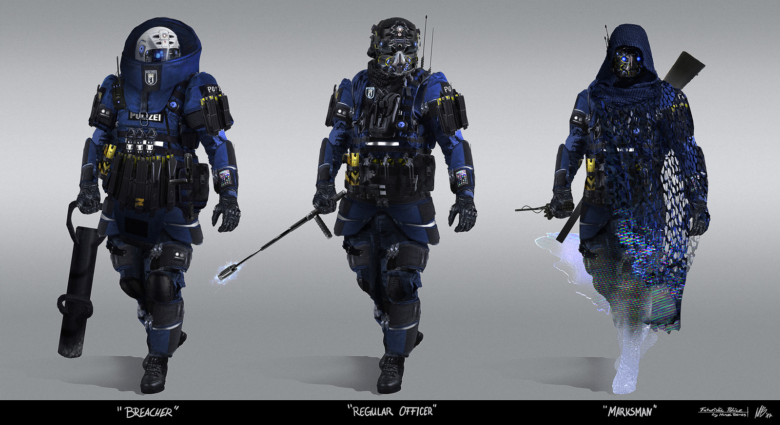 Marcel Benes - Futuristic Police
