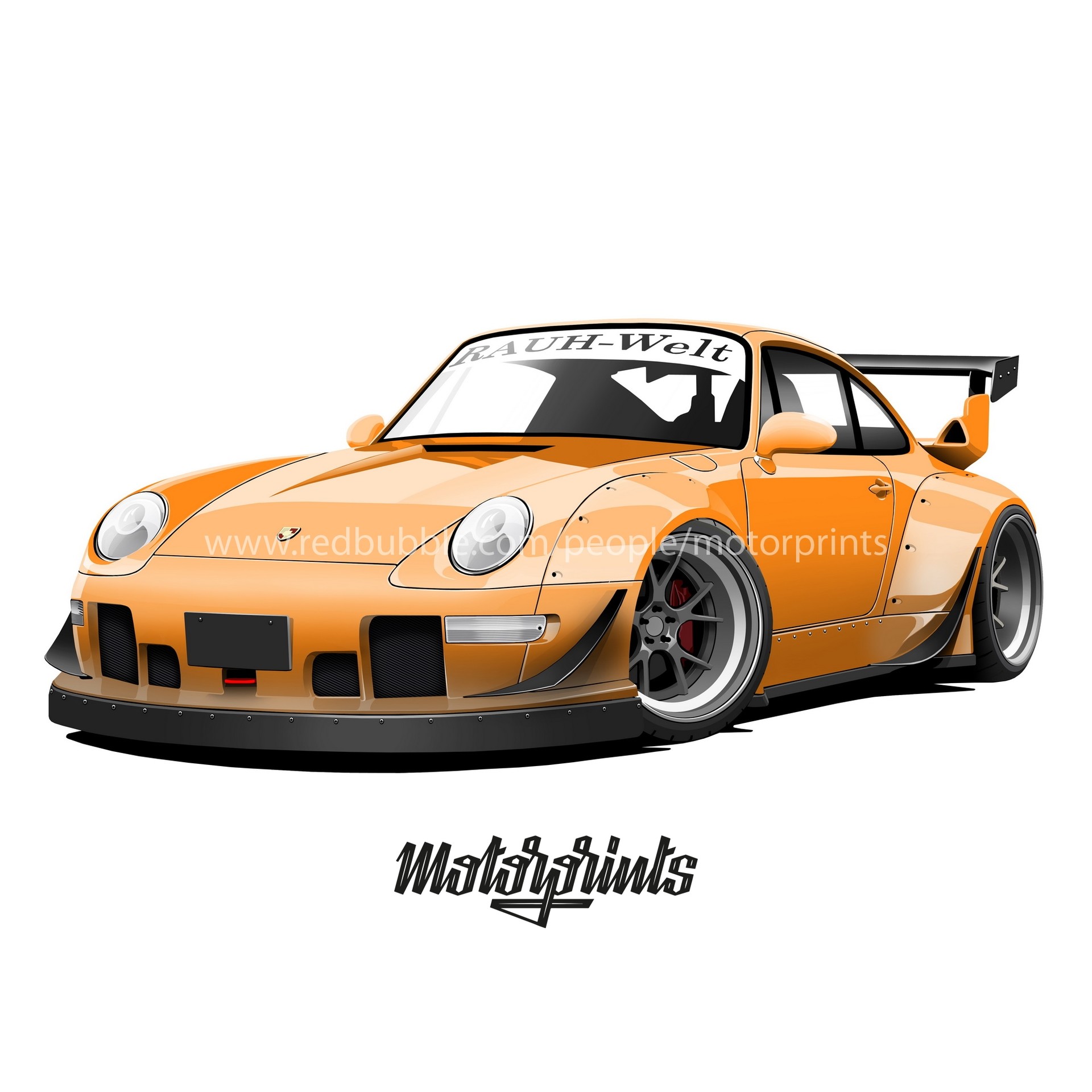 Motor Prints - RWB 911 (993)