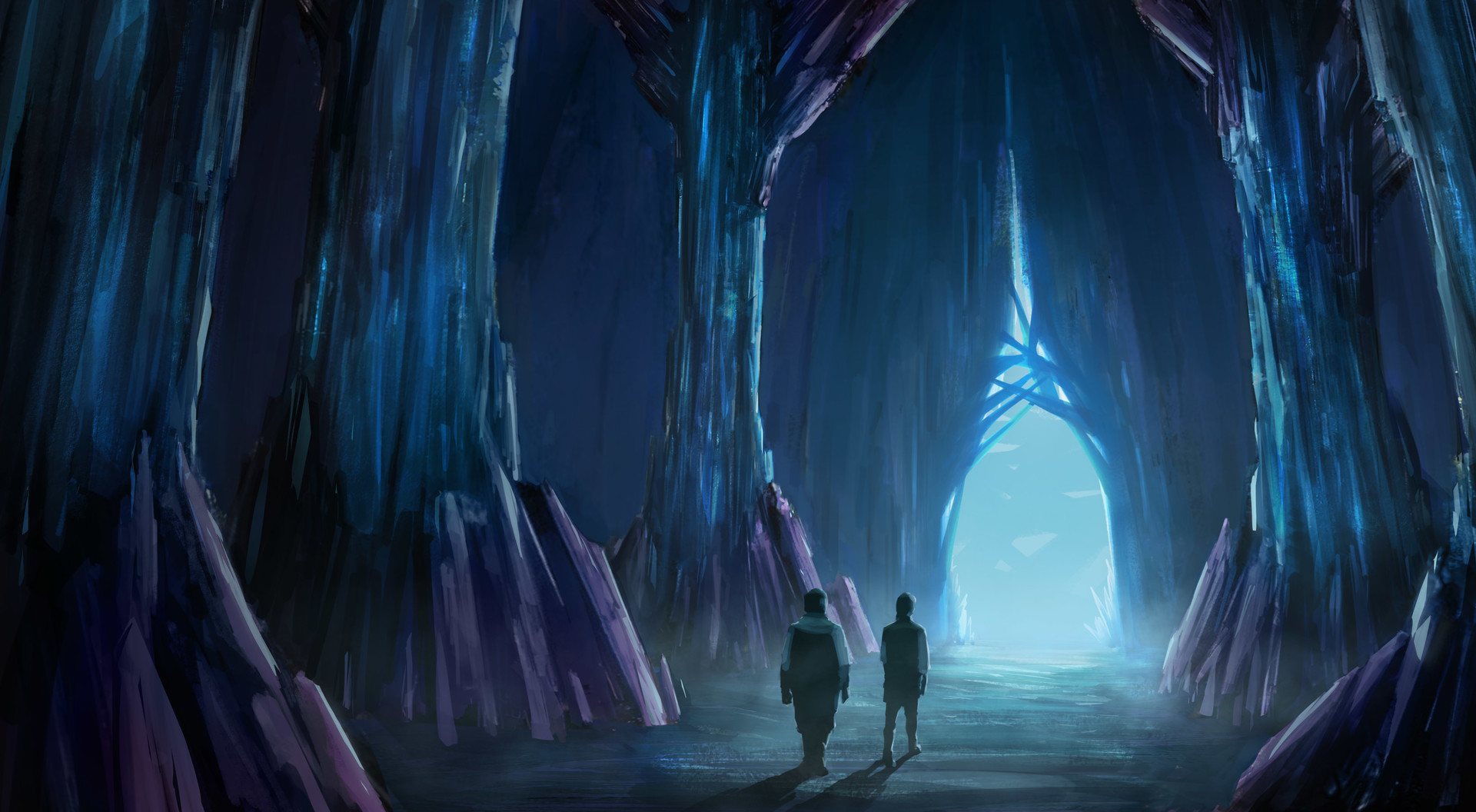 ArtStation - Adventure - crystal realm