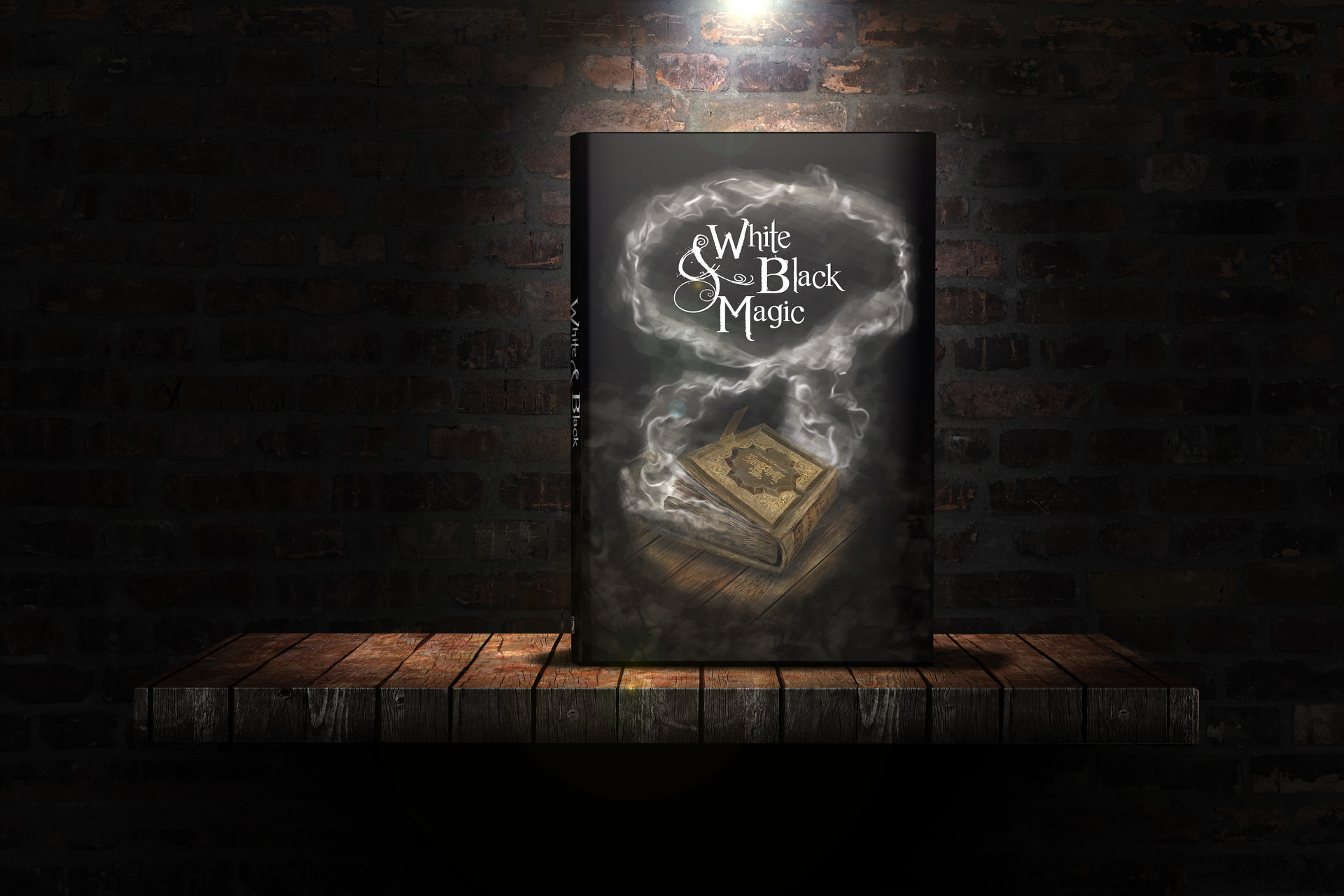 ArtStation - White and Black Magic - Book Cover