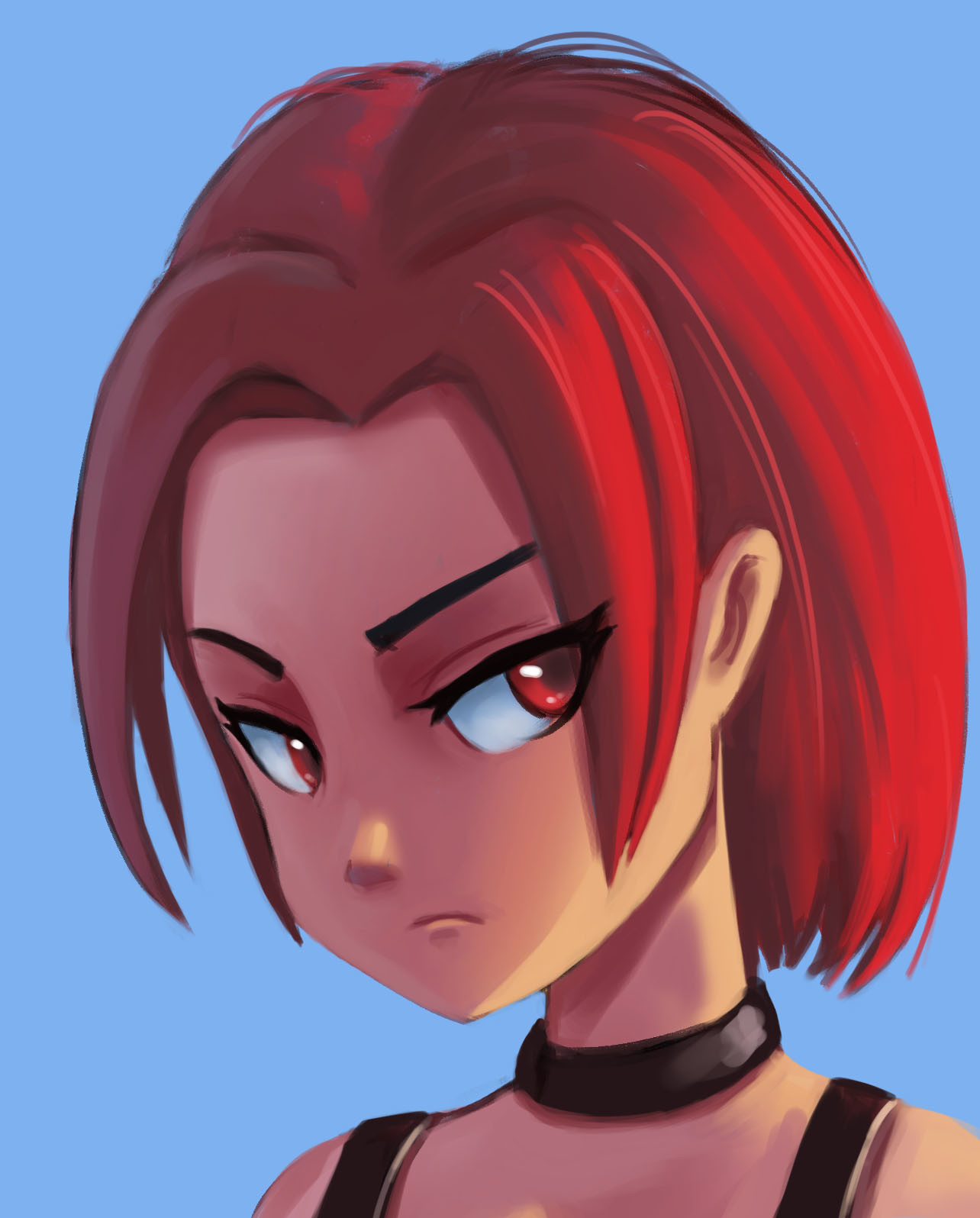 ArtStation - Red girl