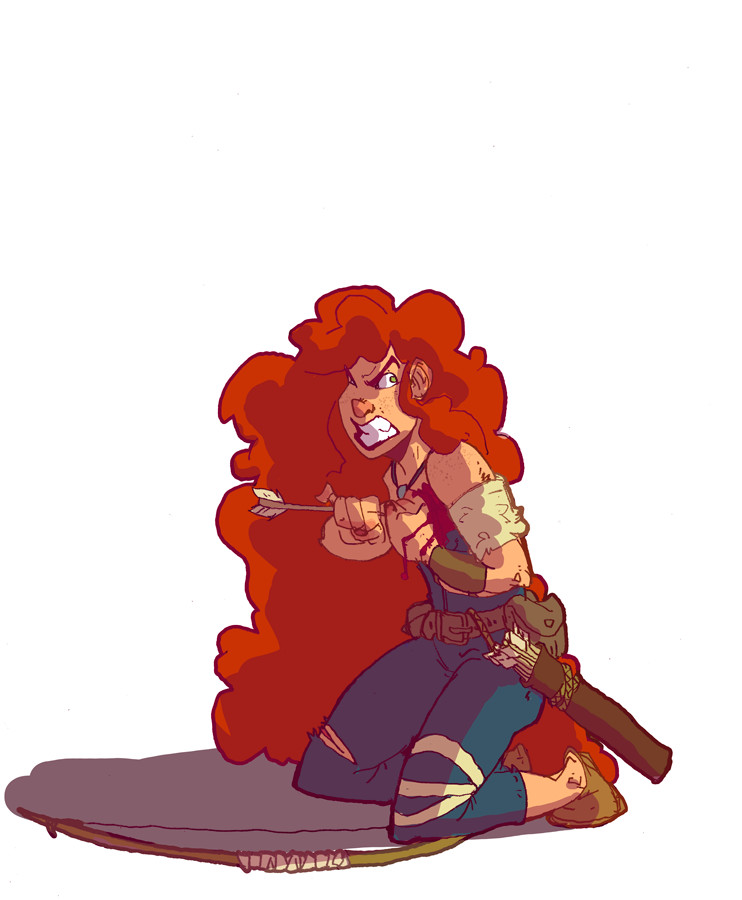 ArtStation - Merida fanart