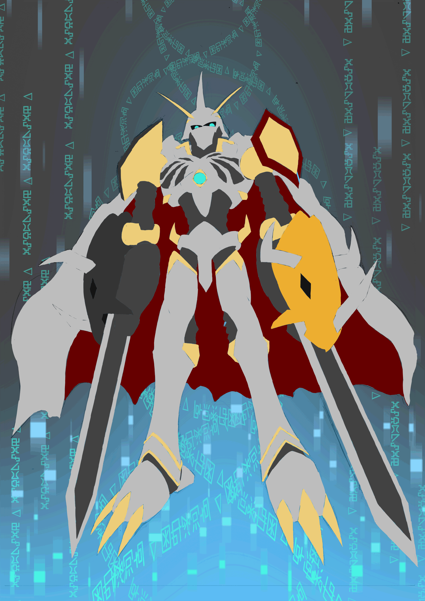 陳 清 - Courage and Truth Omegamon Delta + WIP steps