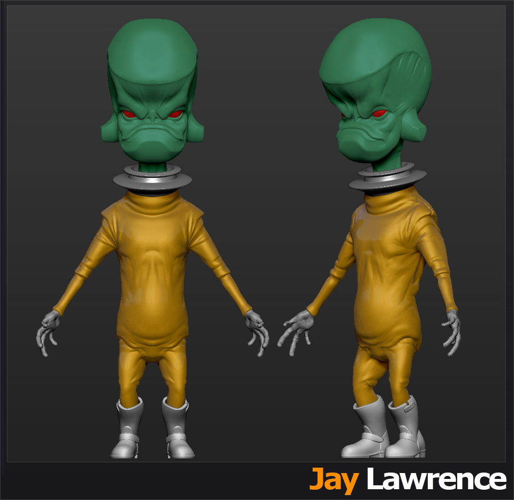 ArtStation - Generic Alien & Rig