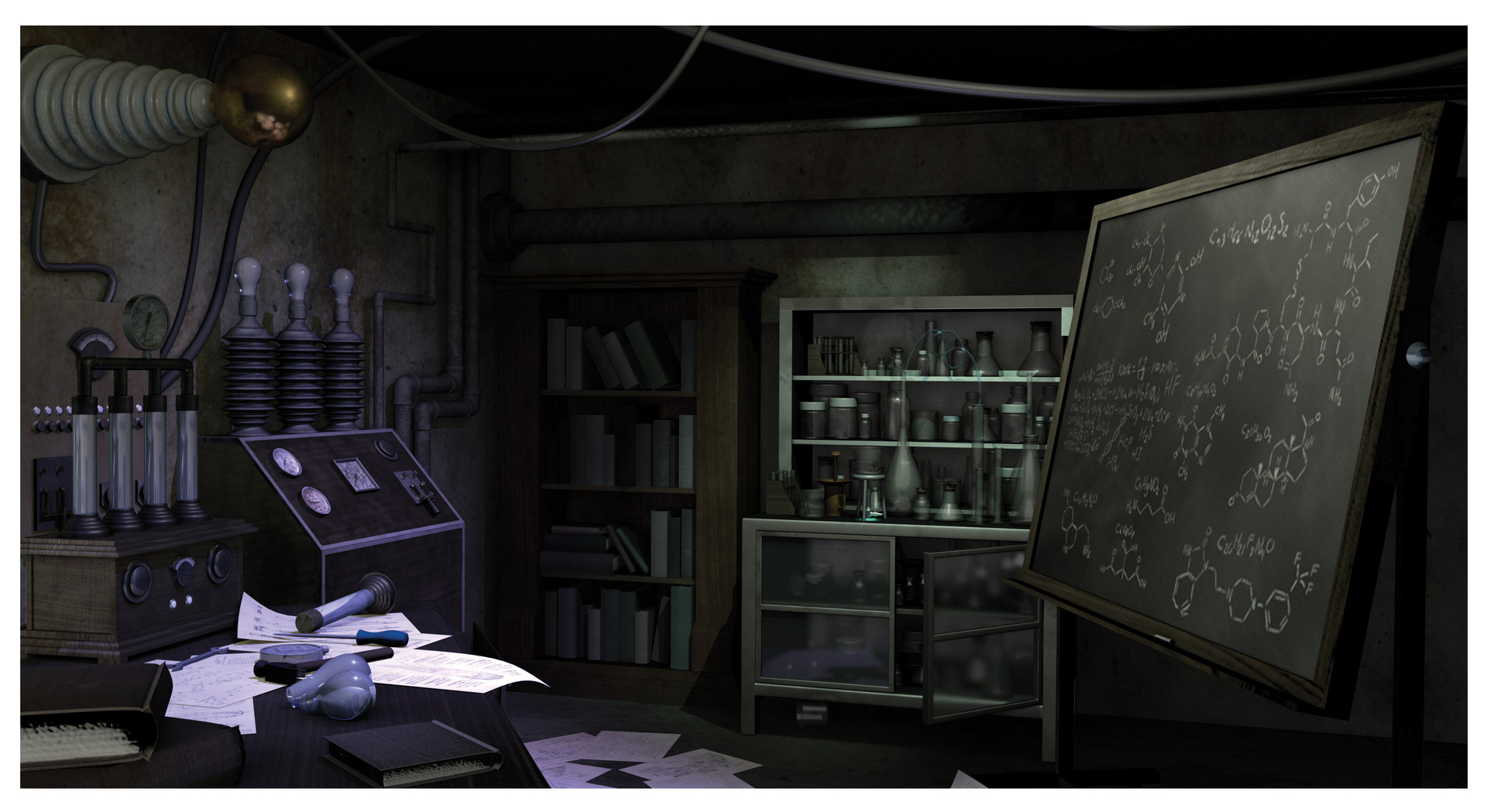 ArtStation - 3D Science Lab