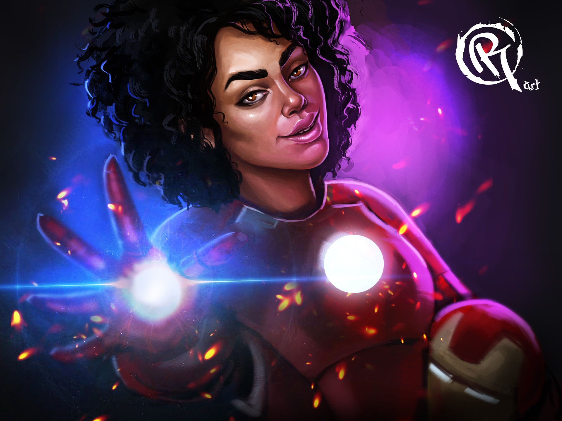 ArtStation - Fan-art Riri Williams (Ironheart)