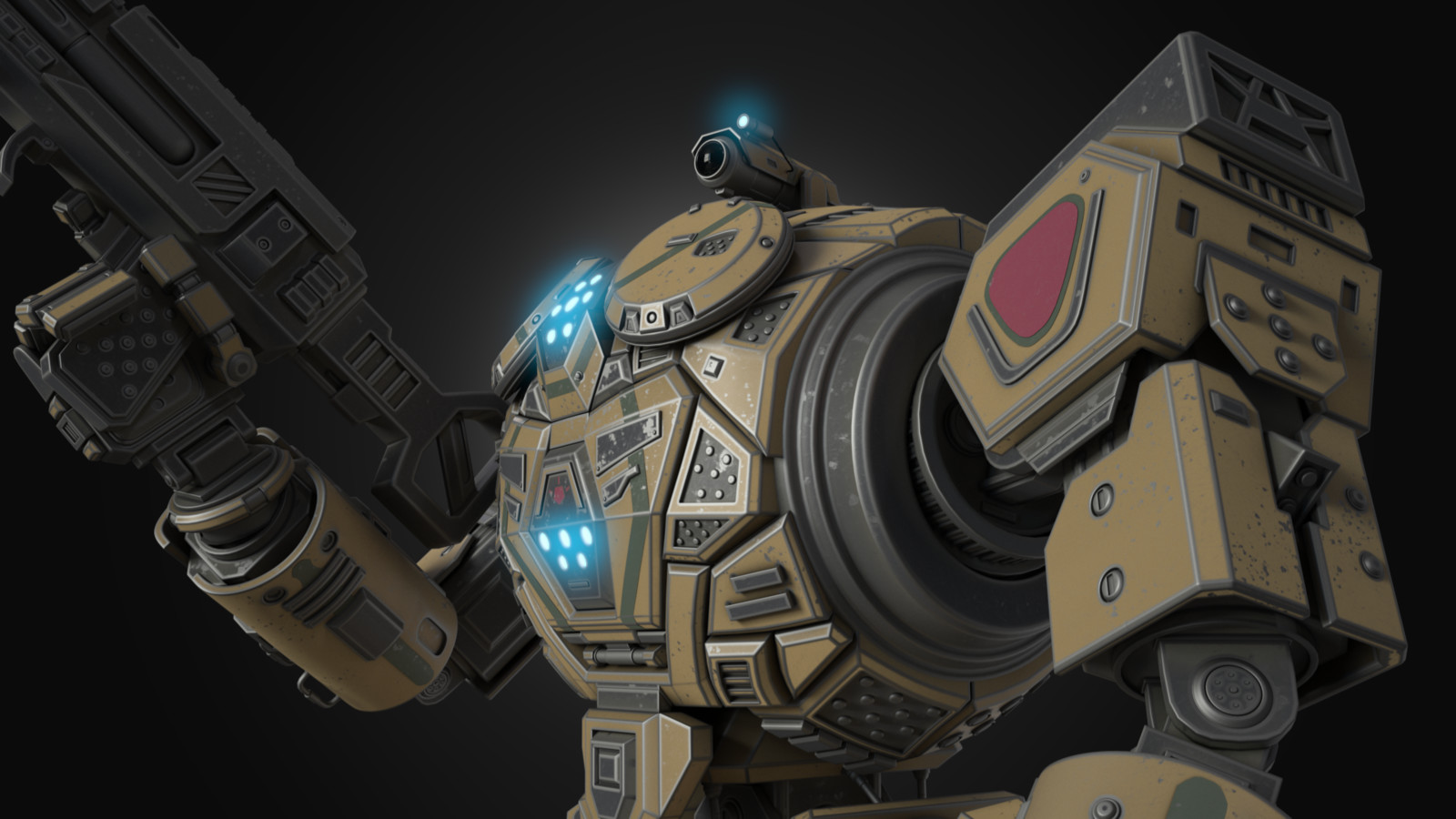Jordan O'Neill - Vehicle, Titanfall mech model