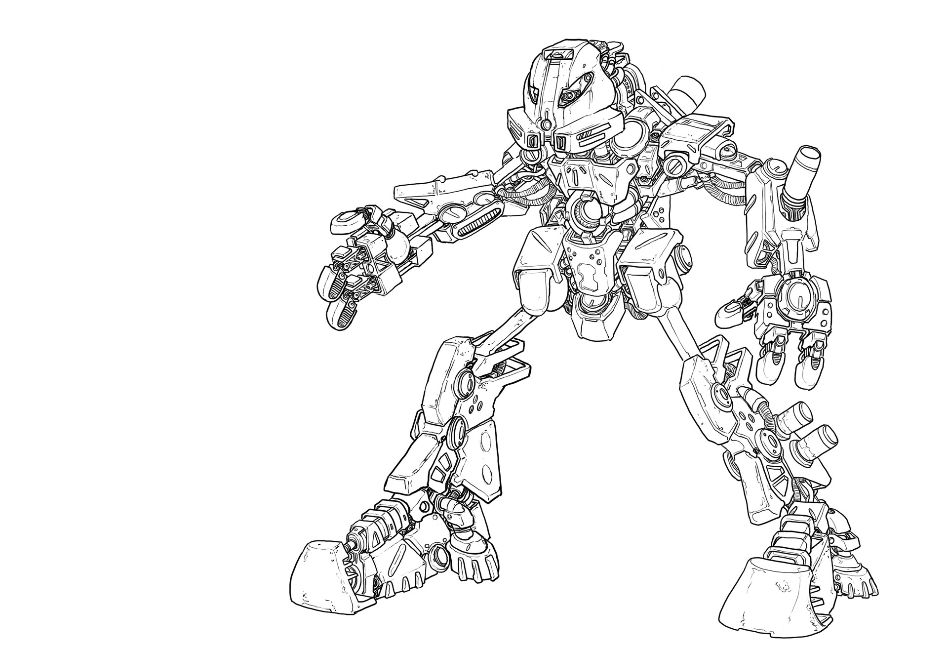 lego bionicle coloring pages