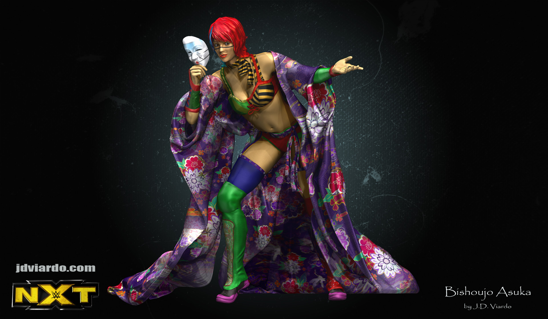 asuka render wwe