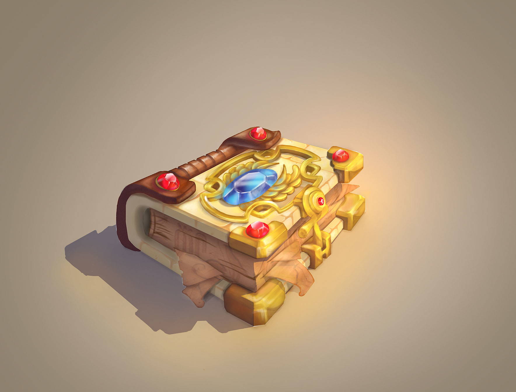 ArtStation - Egyptian magic book ( Step by step)