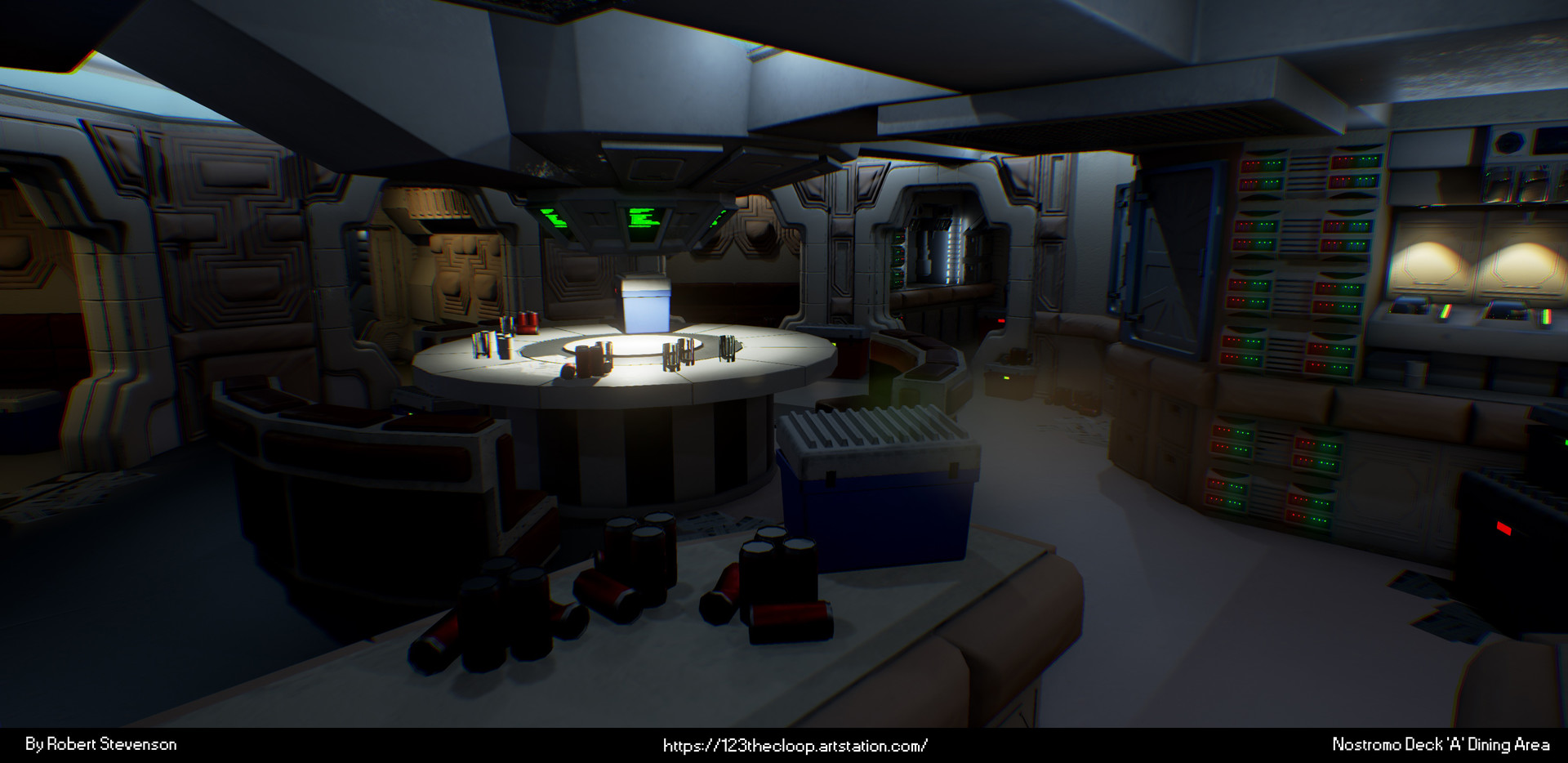 Robert Stevenson - Nostromo Deck 'A' Dining Section