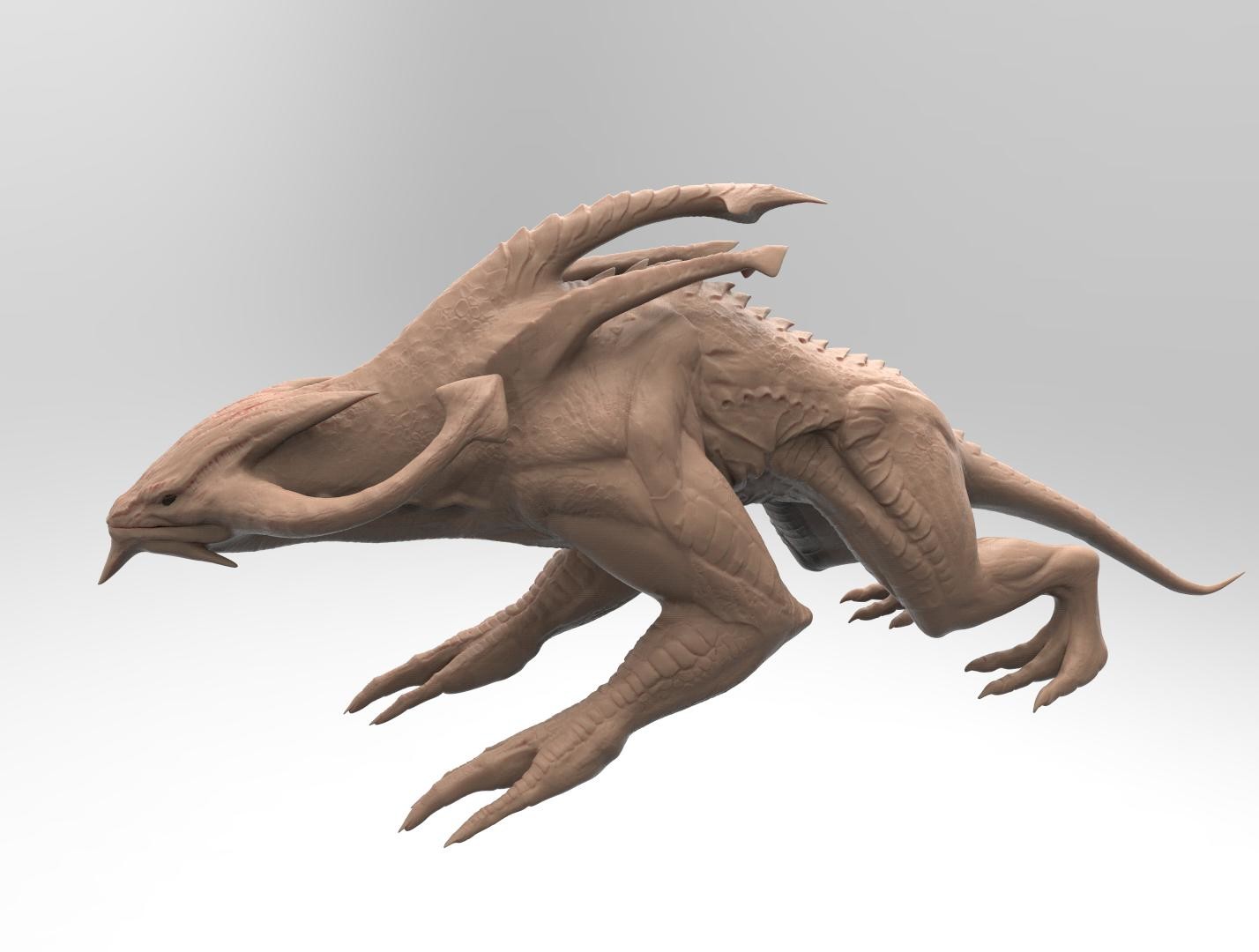 ArtStation - Alien creature concept.