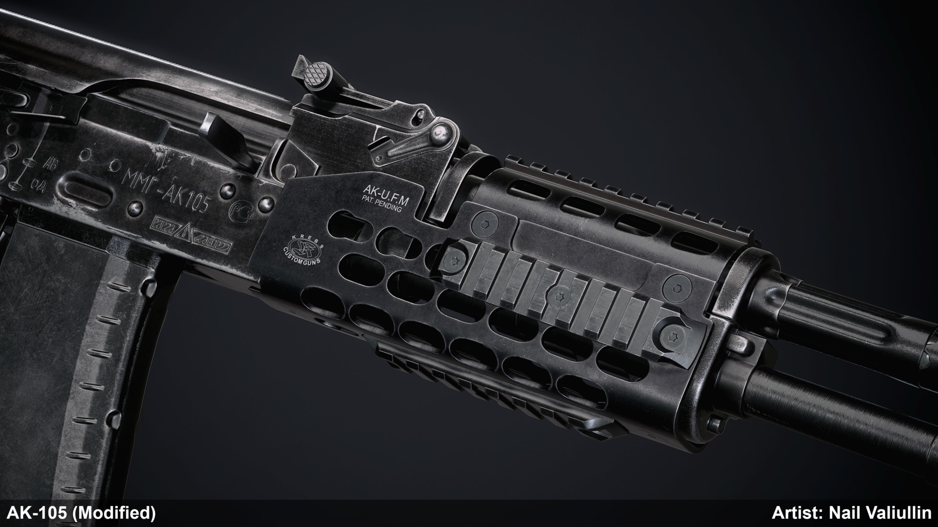 Nail (Nevil112) Valiullin - AK-105 (U.F.M and Zenitco PT-1)