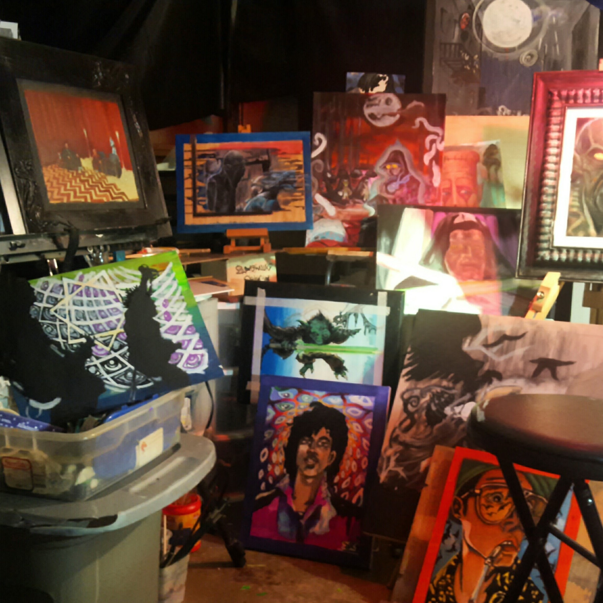 ArtStation - Messy studio