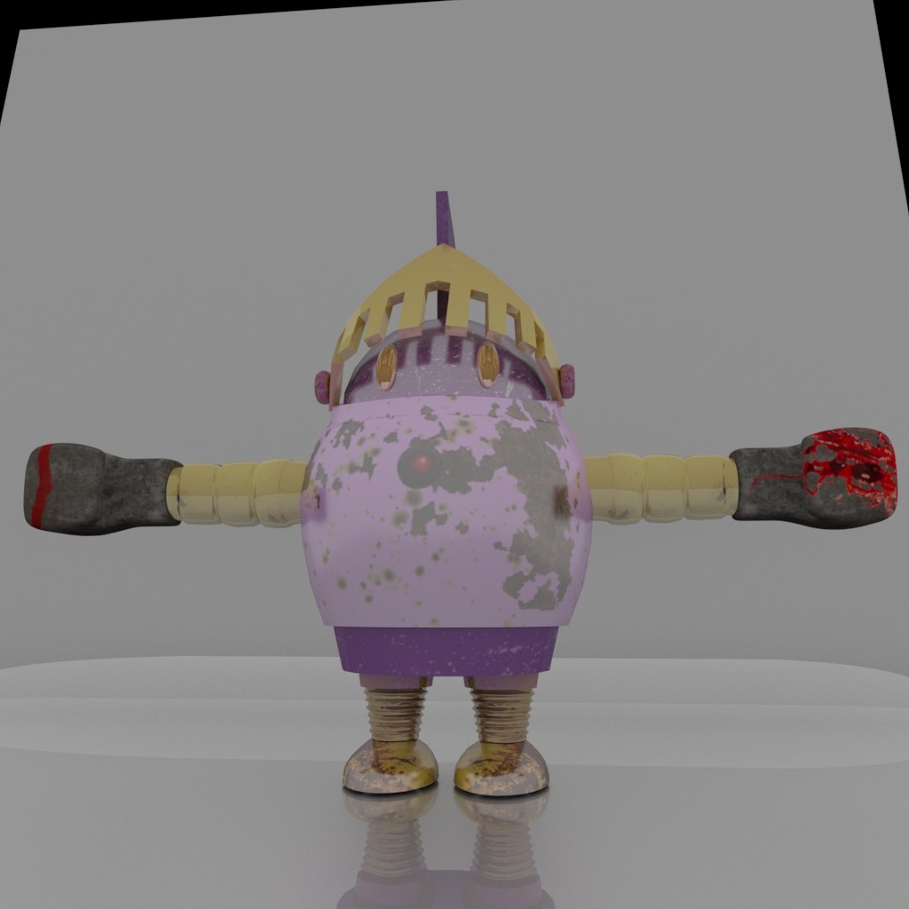 ArtStation - Robot 3D character for practise